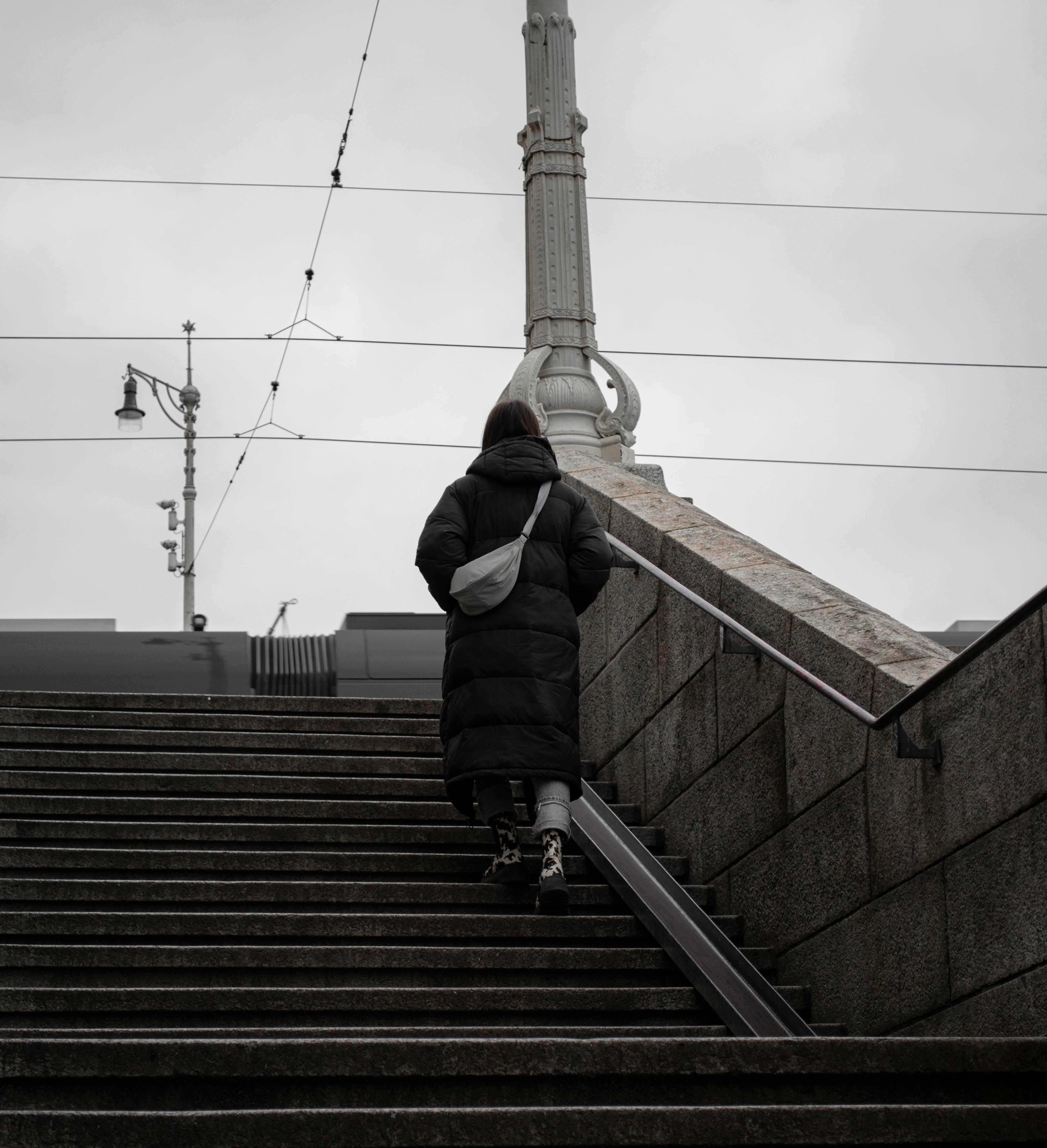 A Quiet Climb Beneath the City's Wires