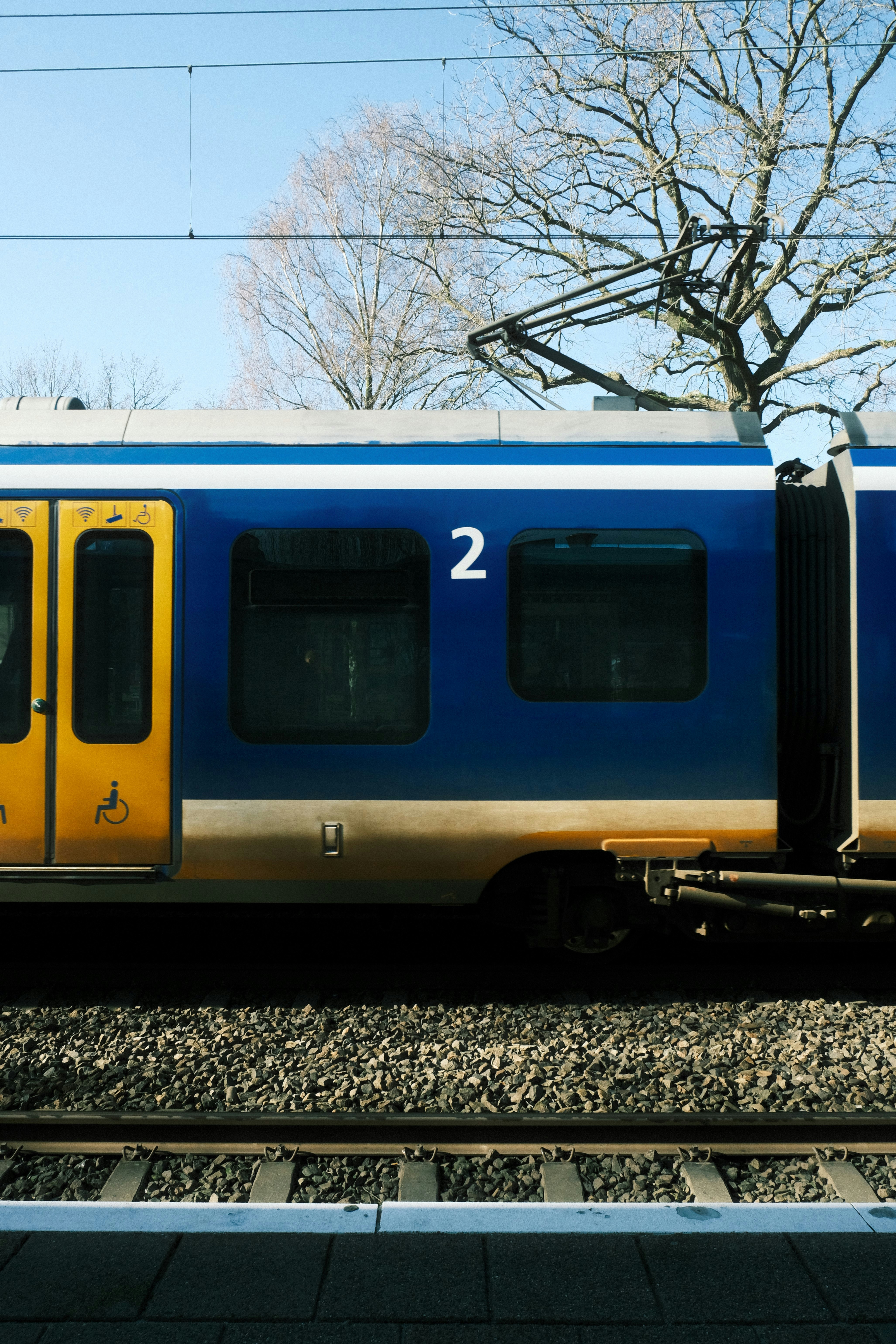 Blue Carriage in Winter Light: The Quiet '2'