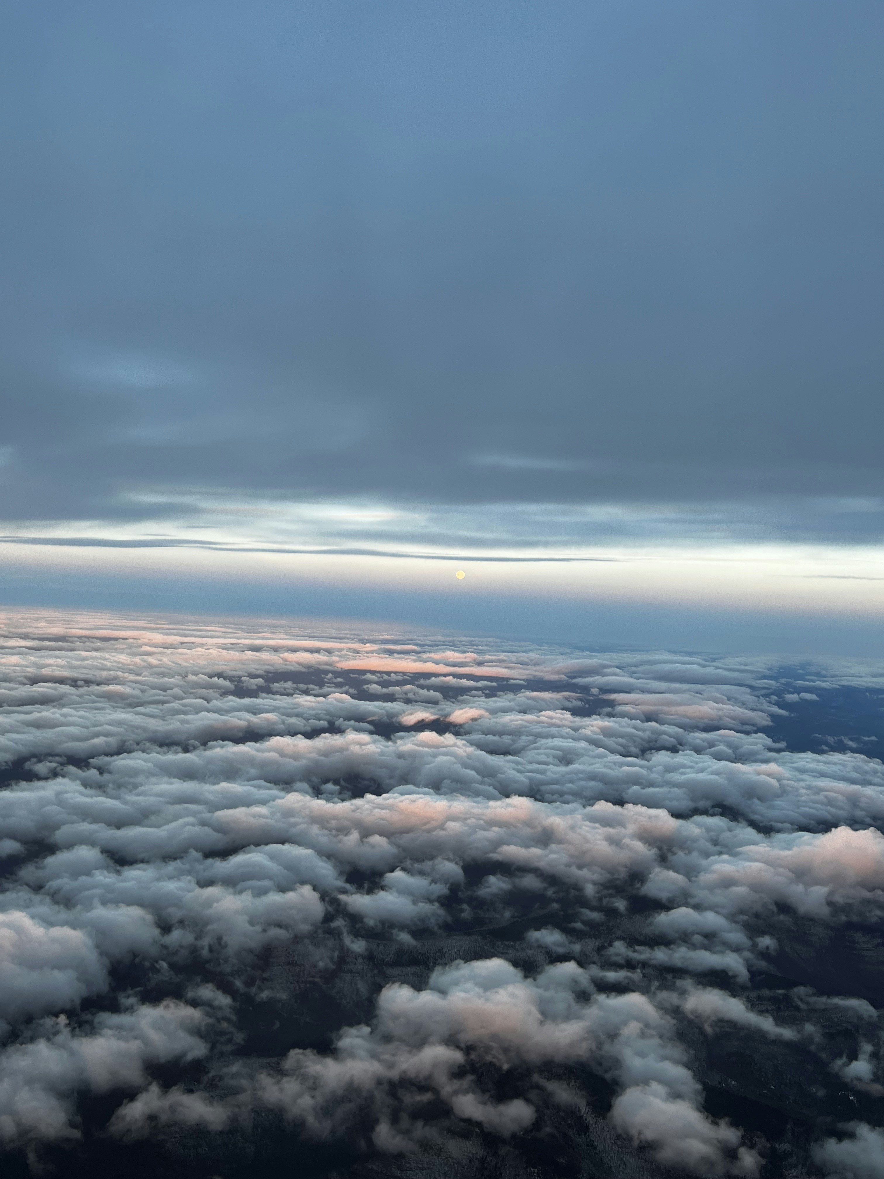 A view of the sky and clouds from an airplane photo – Free Clouds Image ...