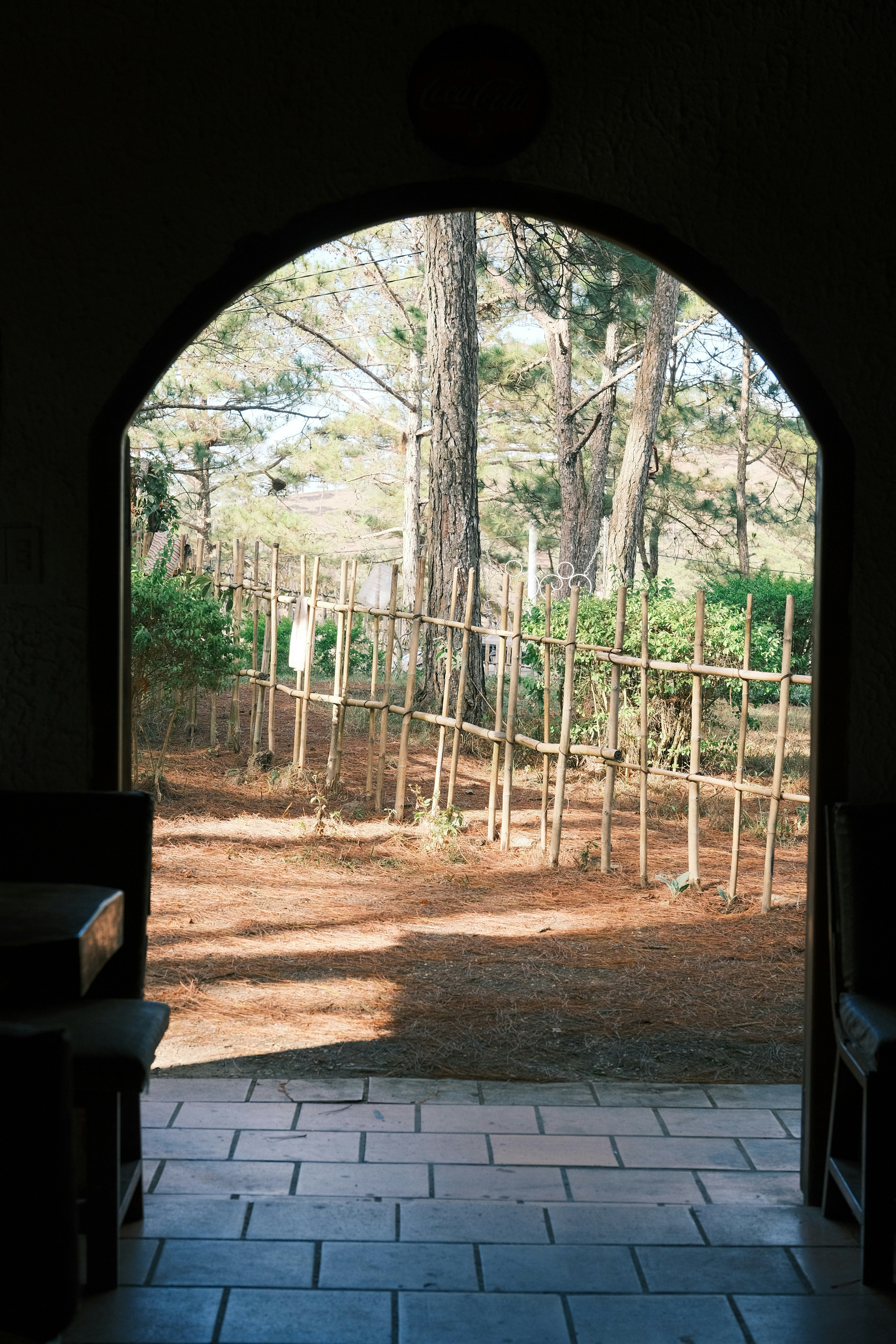 An open door with a view of a wooded area photo – Free Forest Image on ...