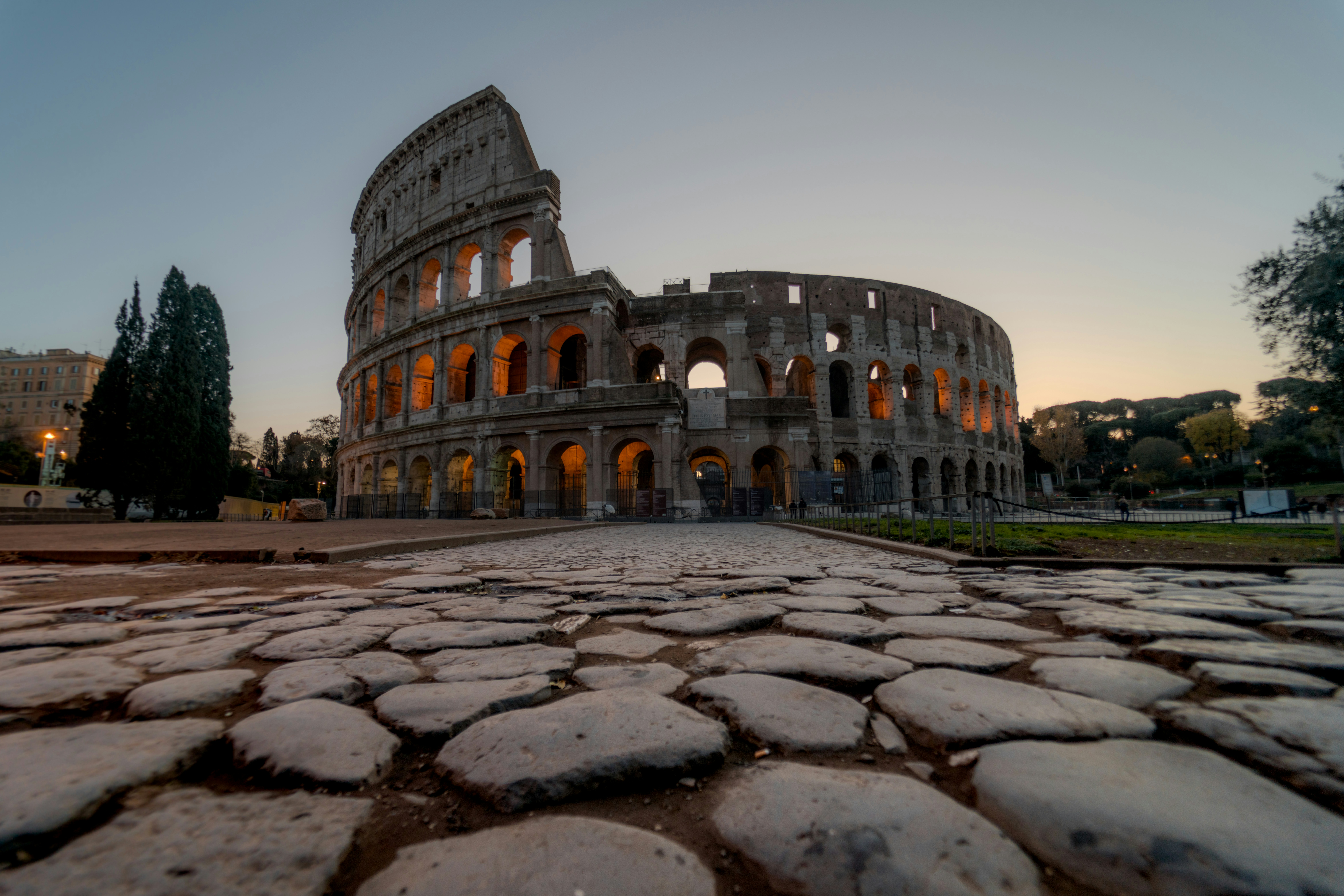 A large stone building with a lot of windows photo – Free Colosseum ...