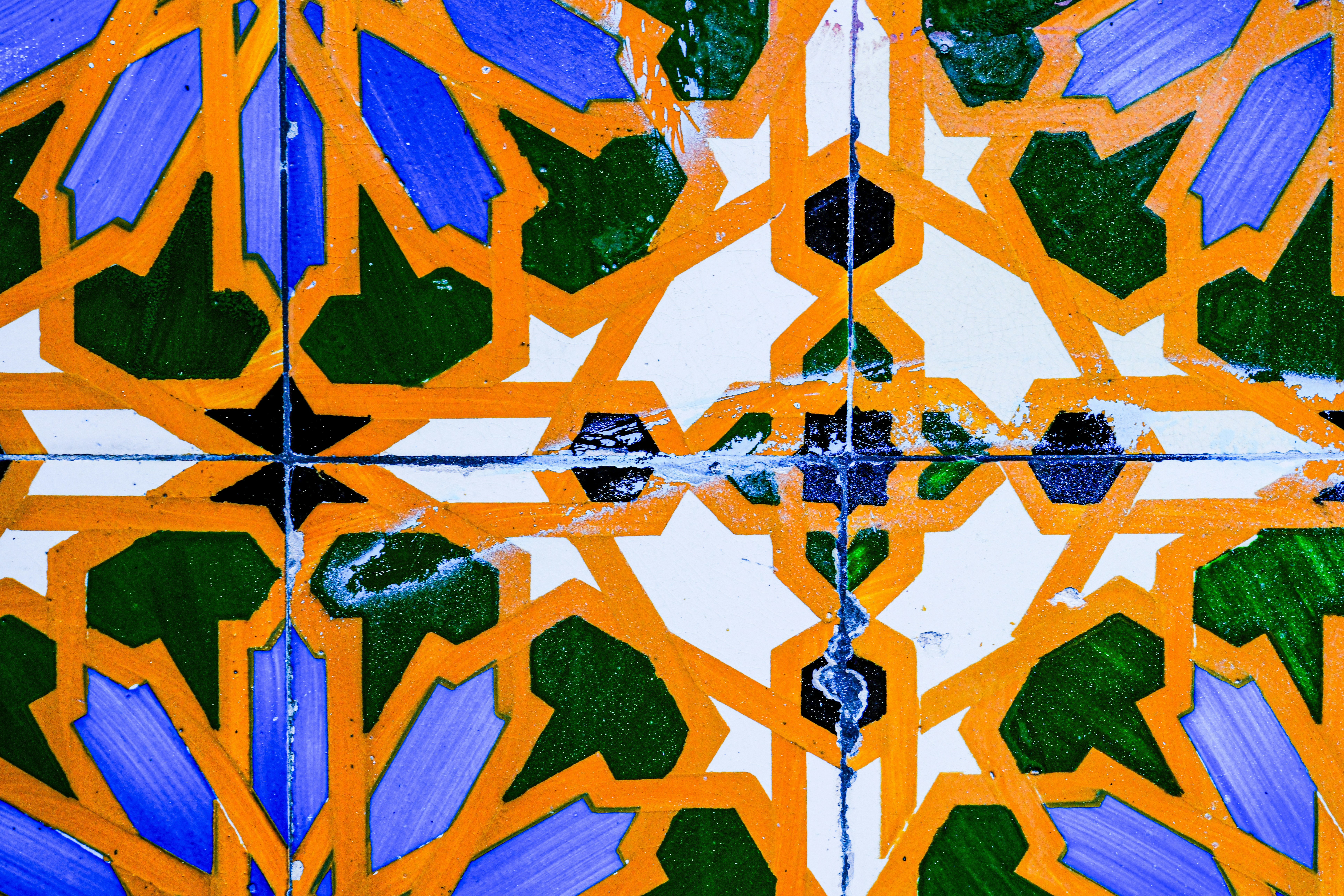 A close up of a colorful tile design photo – Free Woman Image on Unsplash