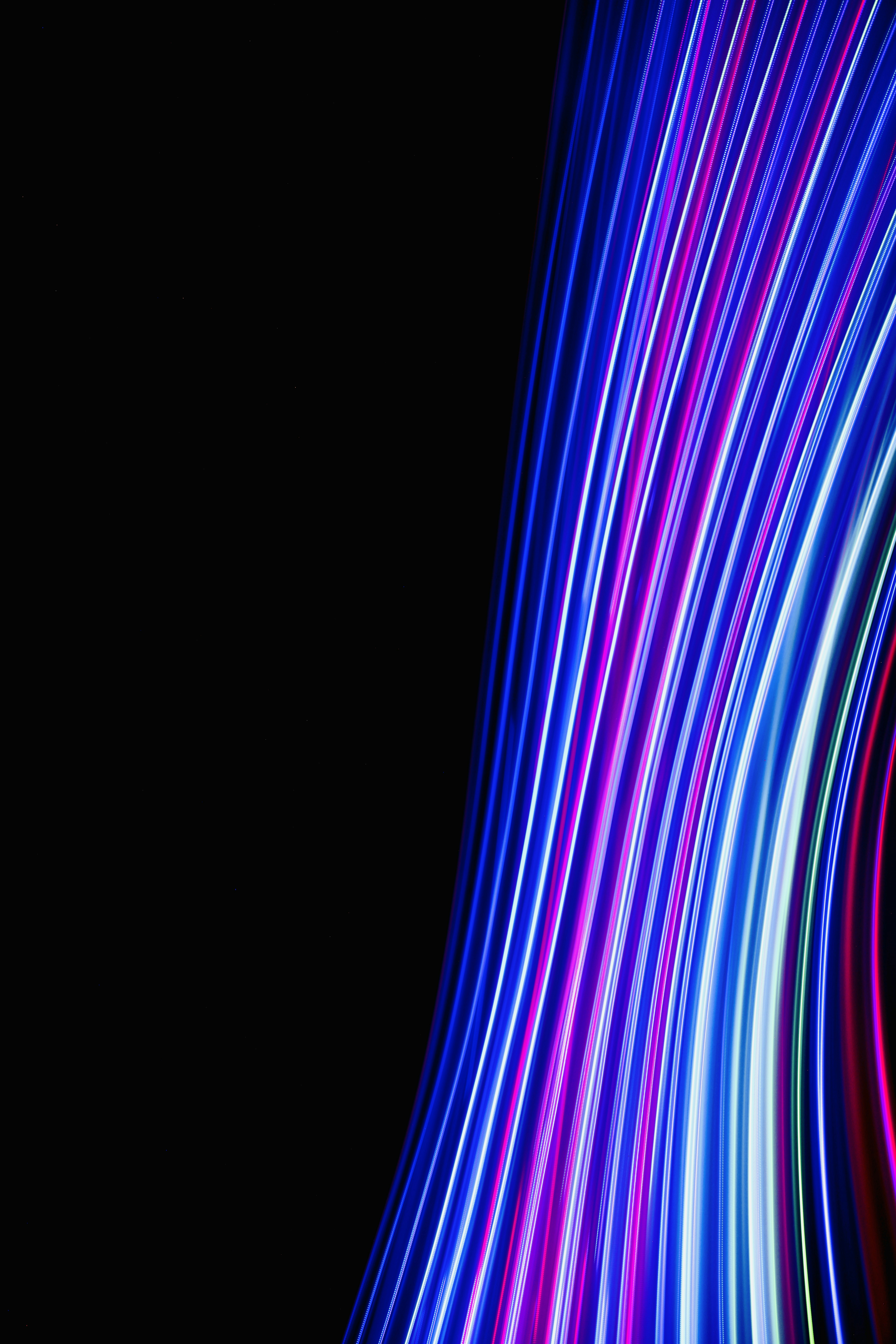 A blurry photo of lines in the dark photo – Free Curved lines Image on ...