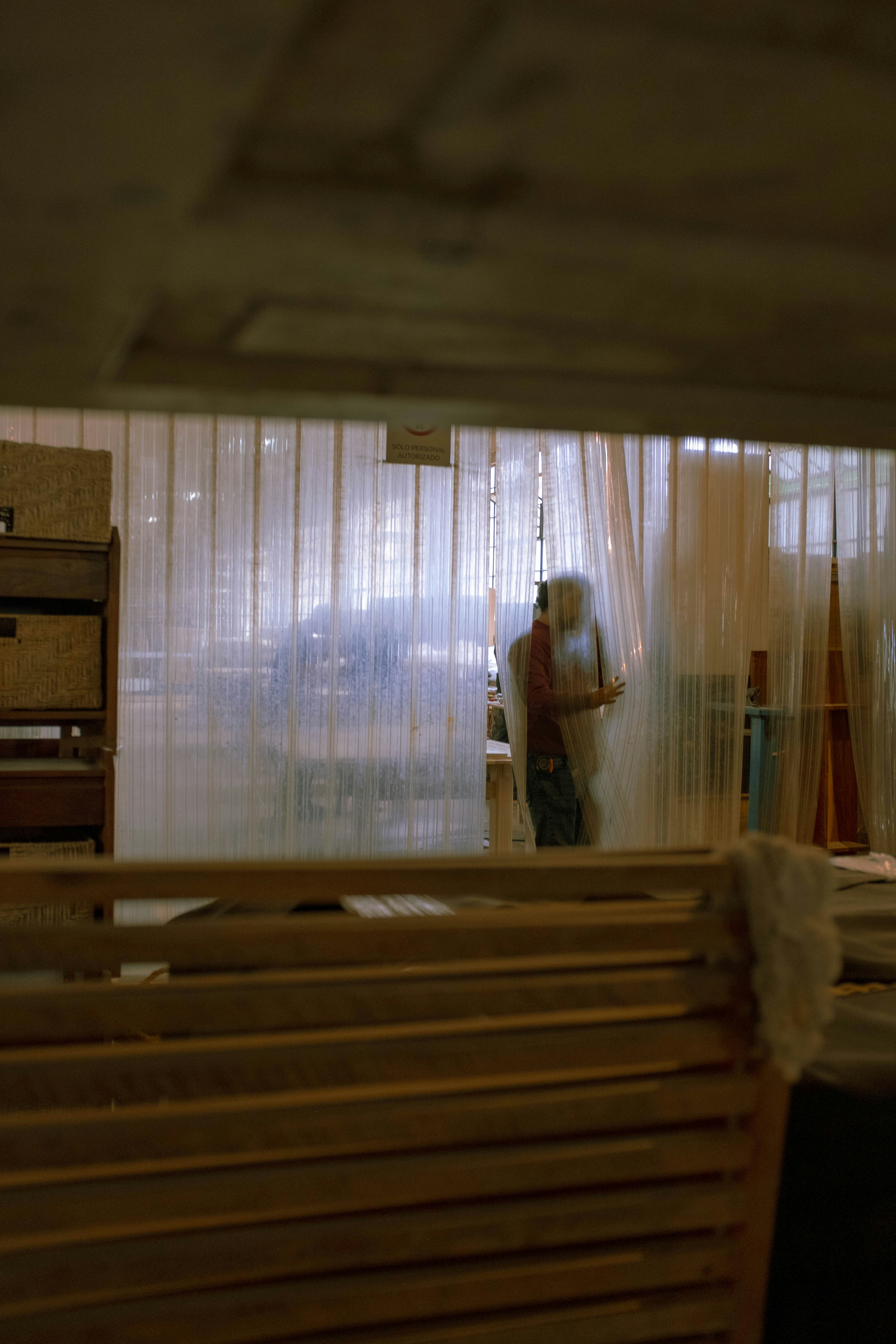 Veiled Motion: A Worker Navigating Transparent Partitions