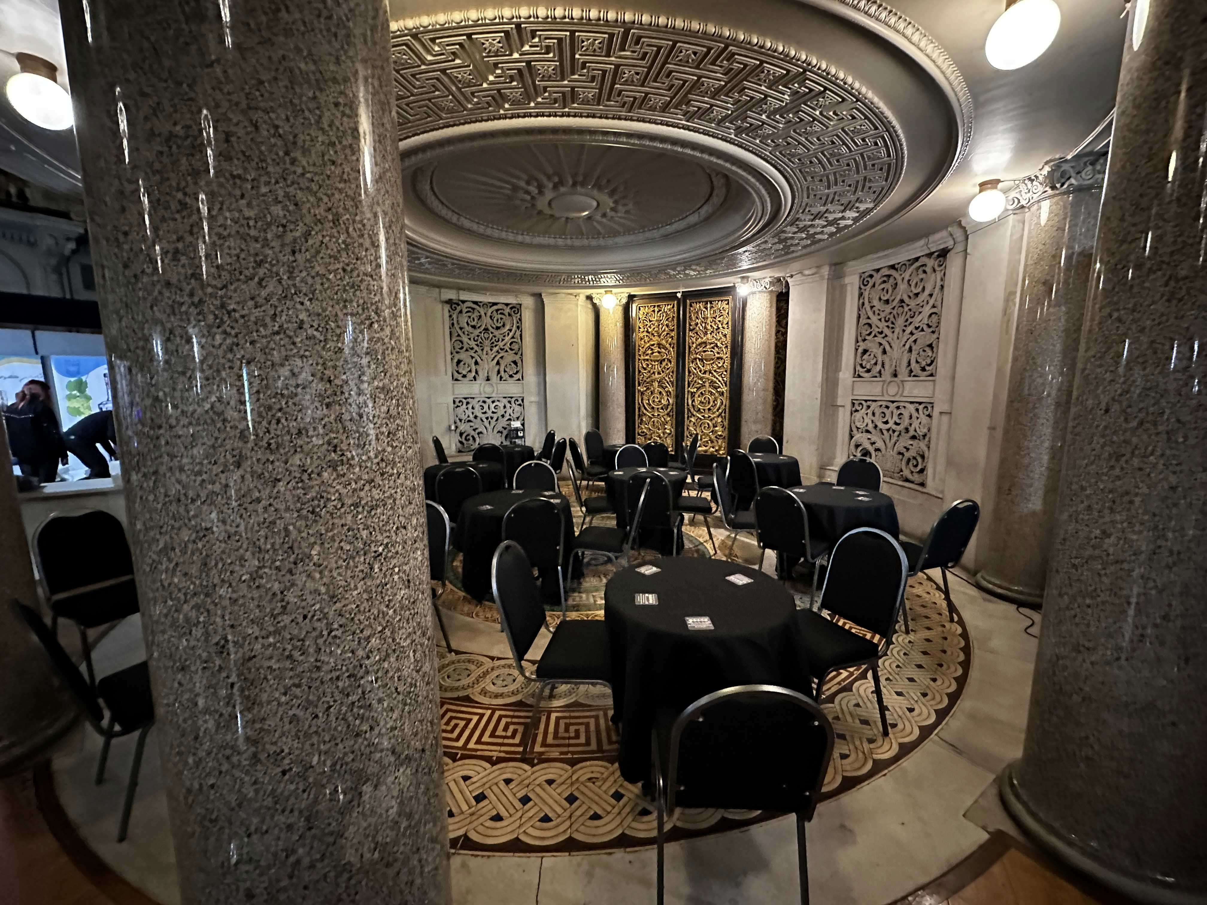 A banquet room set up for a formal function photo – Free Indoors Image ...