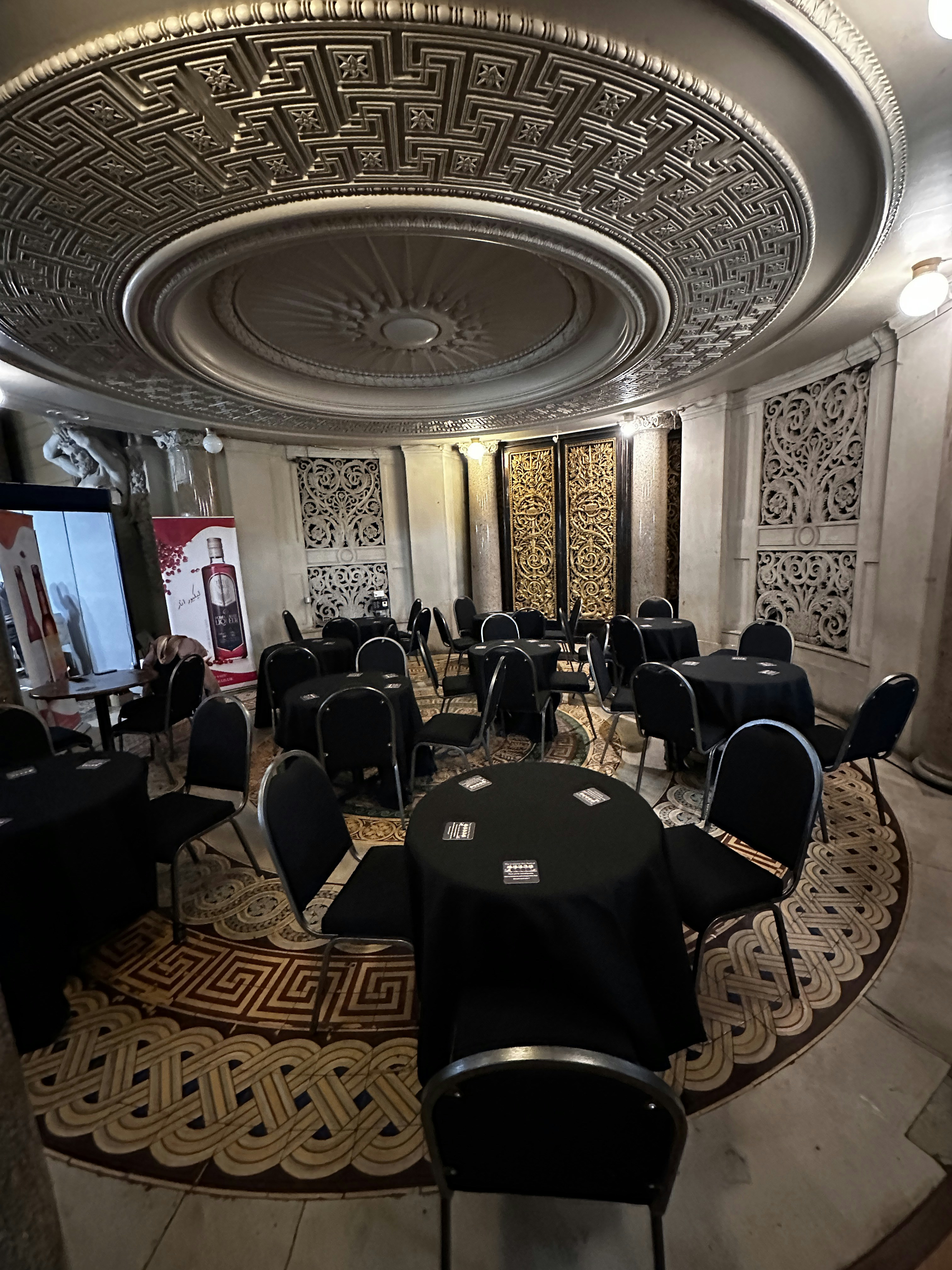 A banquet room set up for a formal function photo – Free Indoors Image ...