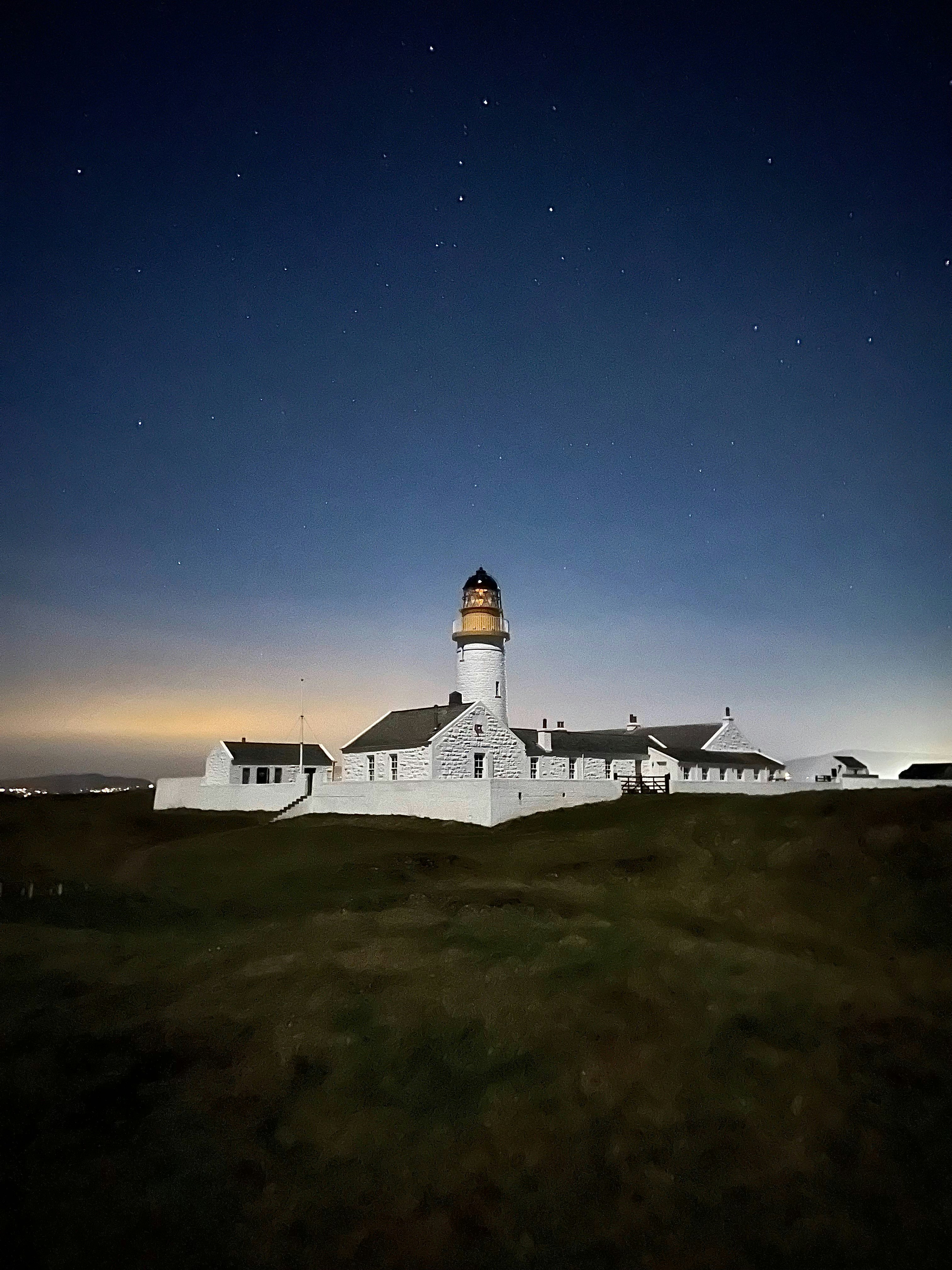 Night watch. Langness lighthouse, Isle Of Man.