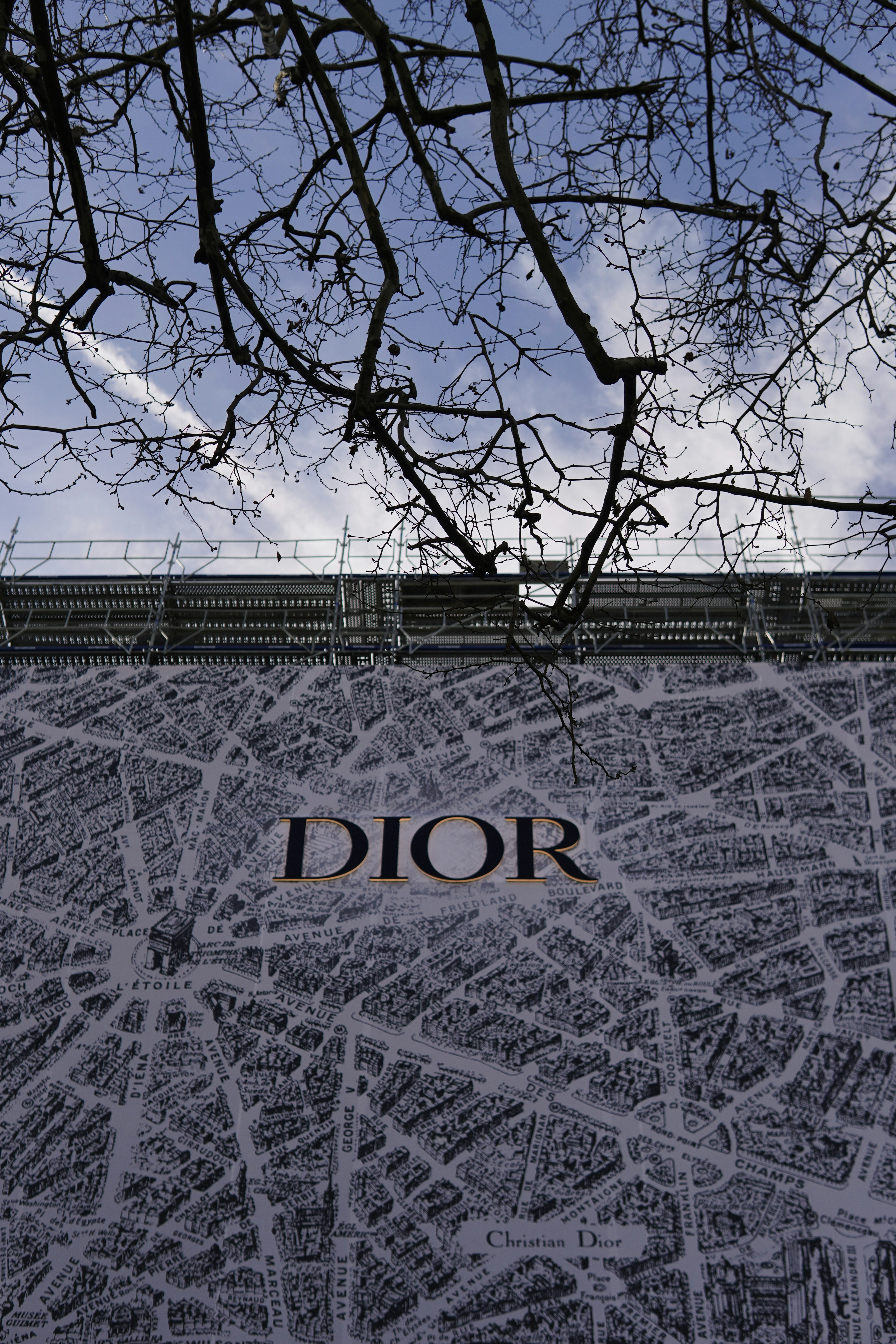 A map of the city of dior with trees in the foreground photo – Free ...