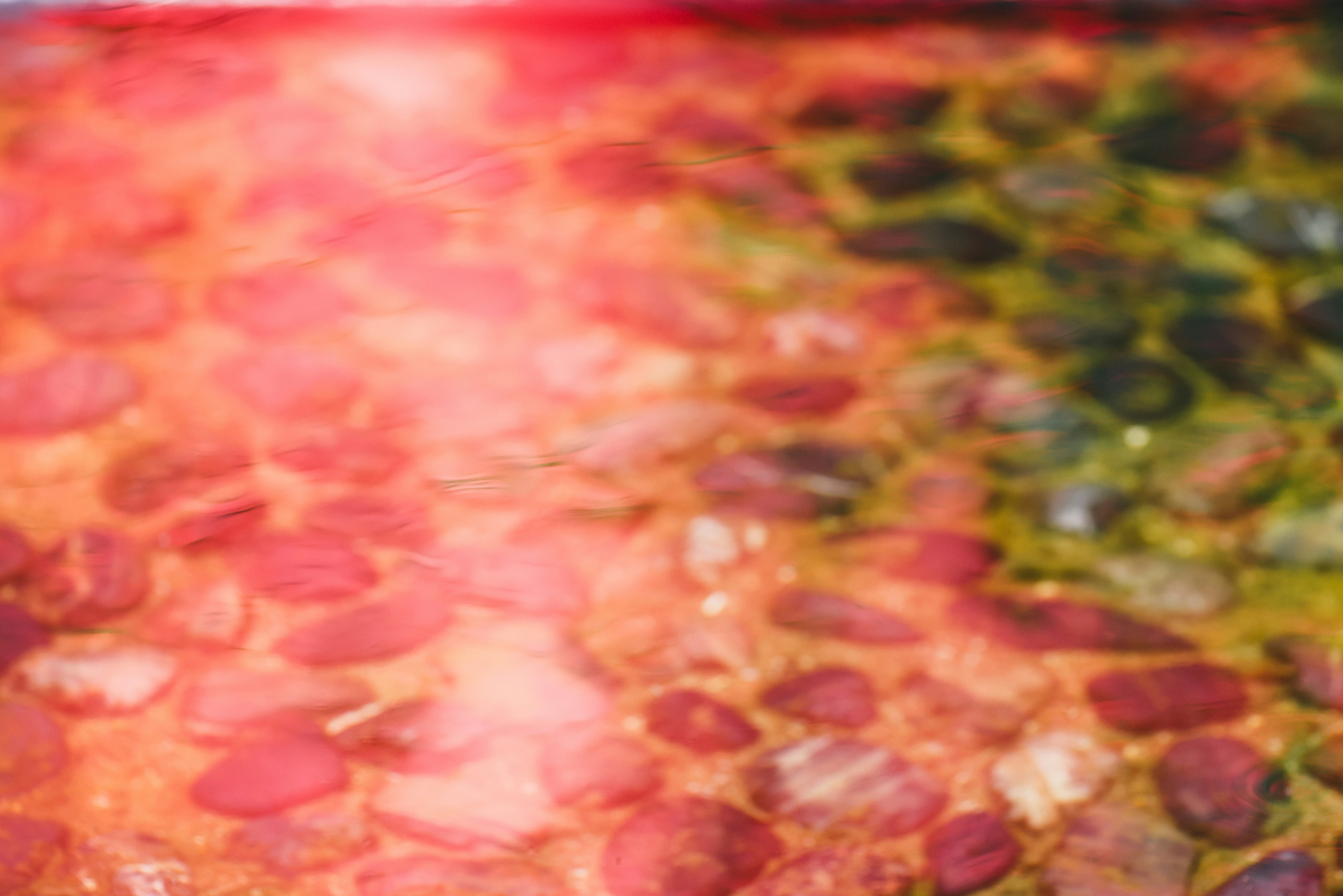 Autumn Mosaic Ripples: Soft Hues on a Leaf-Pilled Surface