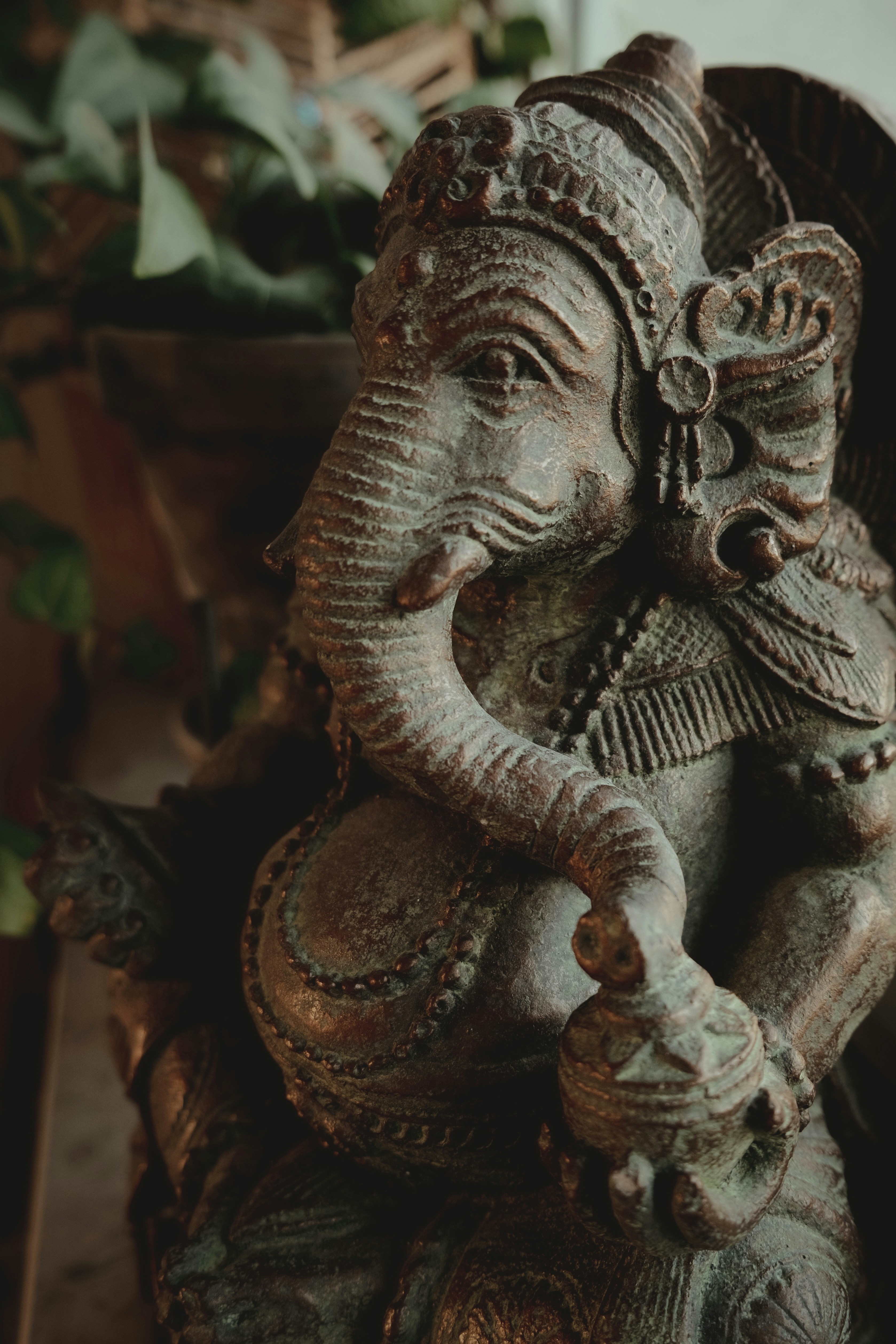 A statue of an elephant with a human face photo – Free Art Image on ...