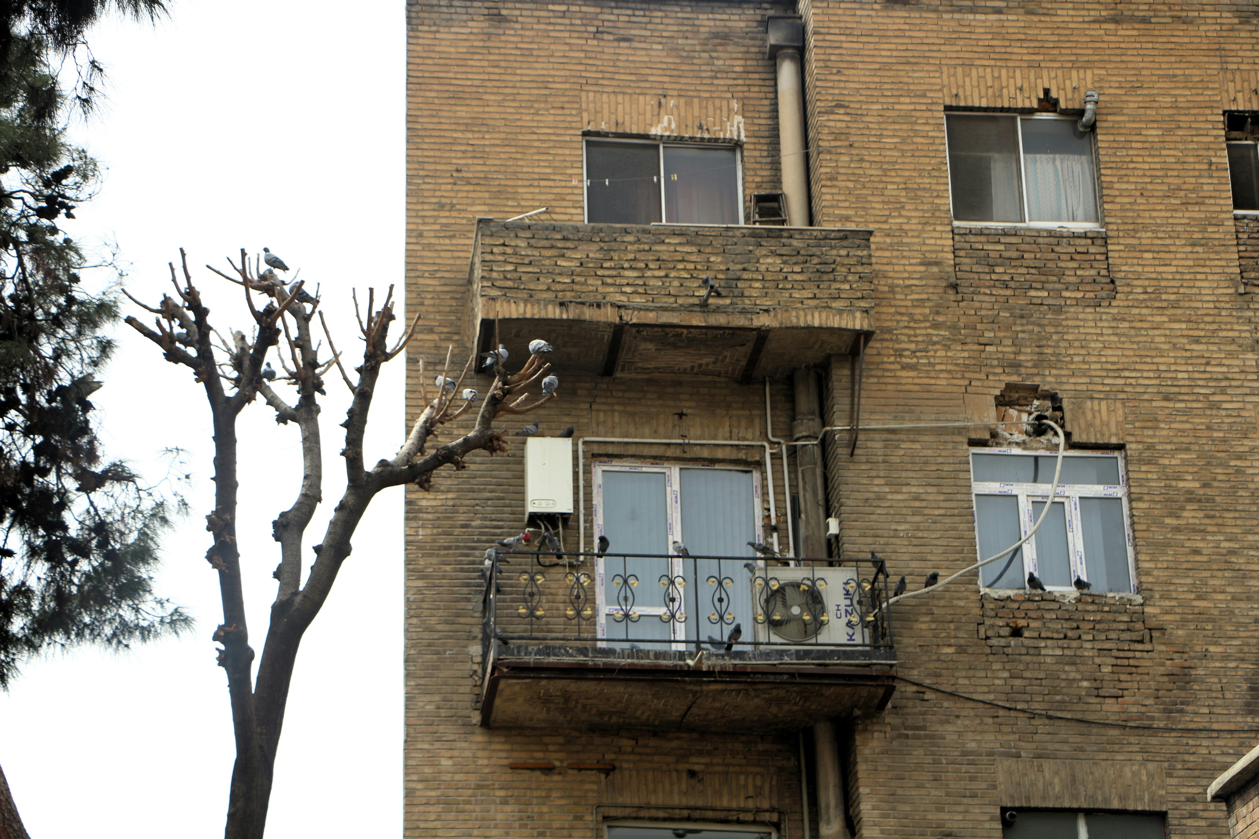 Brick-face Balcony Watchtower
