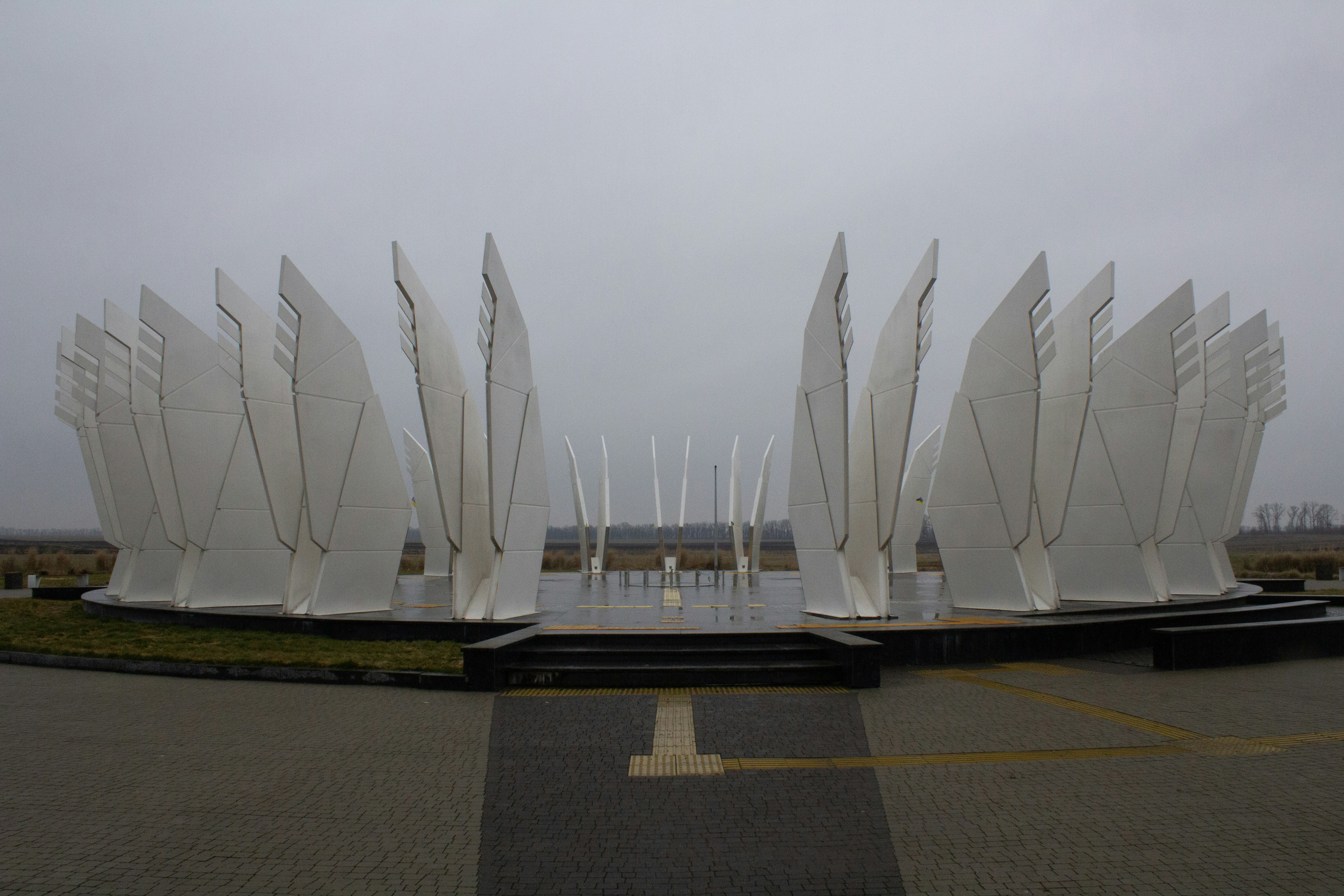 Winged Mirrors on a Reflective Platform