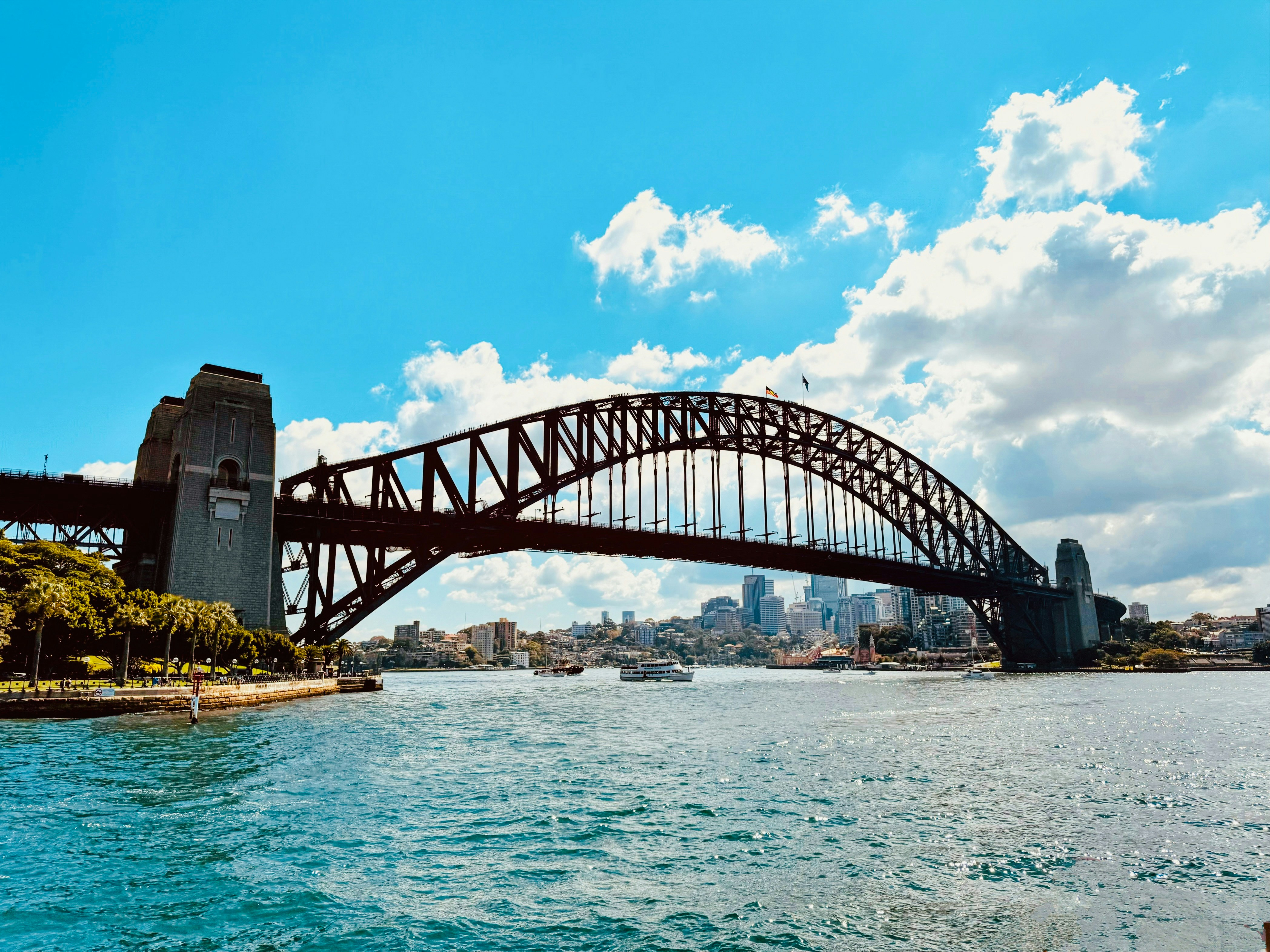 A large bridge over a large body of water photo – Free Australia Image ...