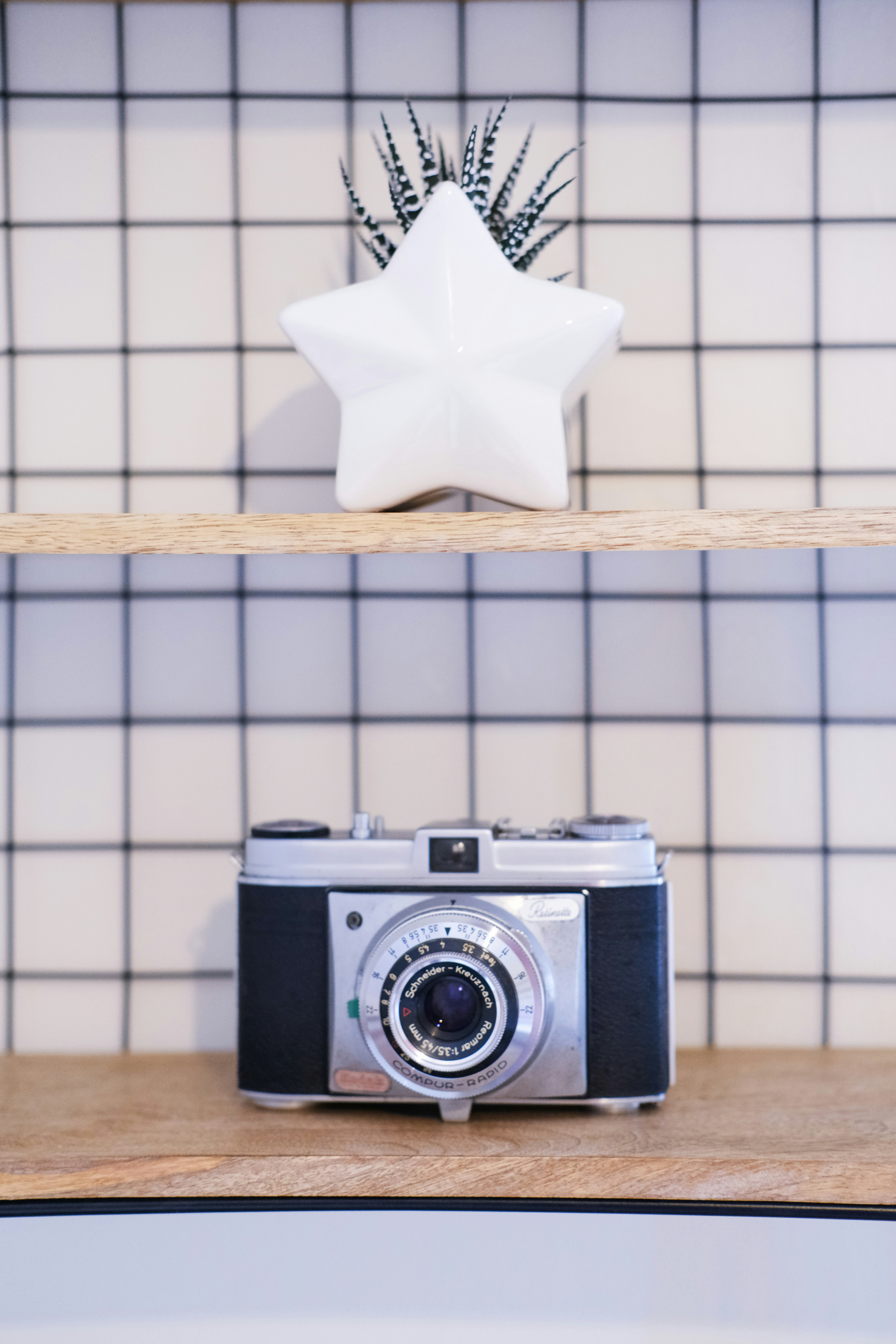 Star over a Streetcar: A Tiny Studio Moment with a Vintage Lens