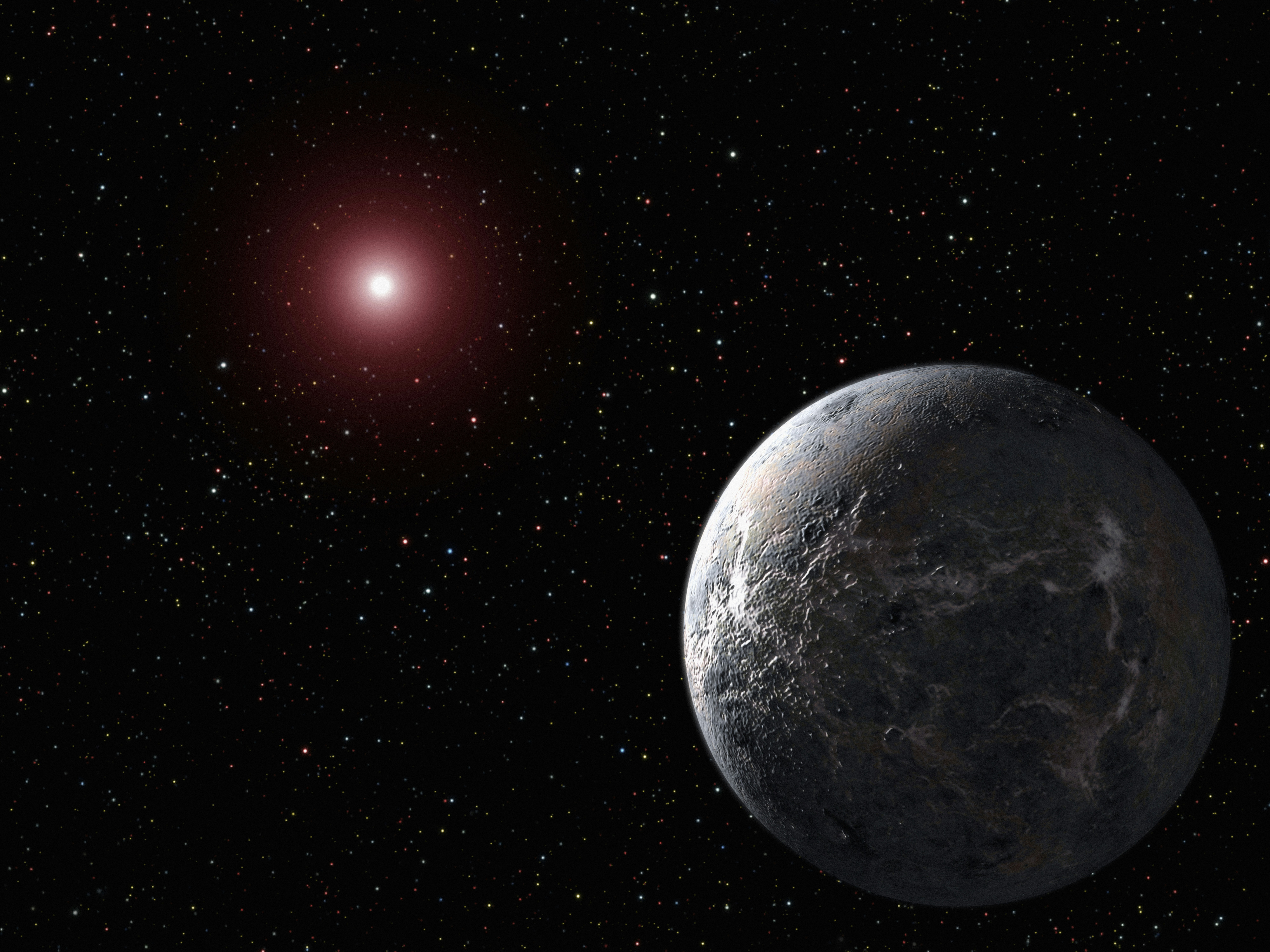 An artist's rendering of a distant object in space photo – Free Outer ...