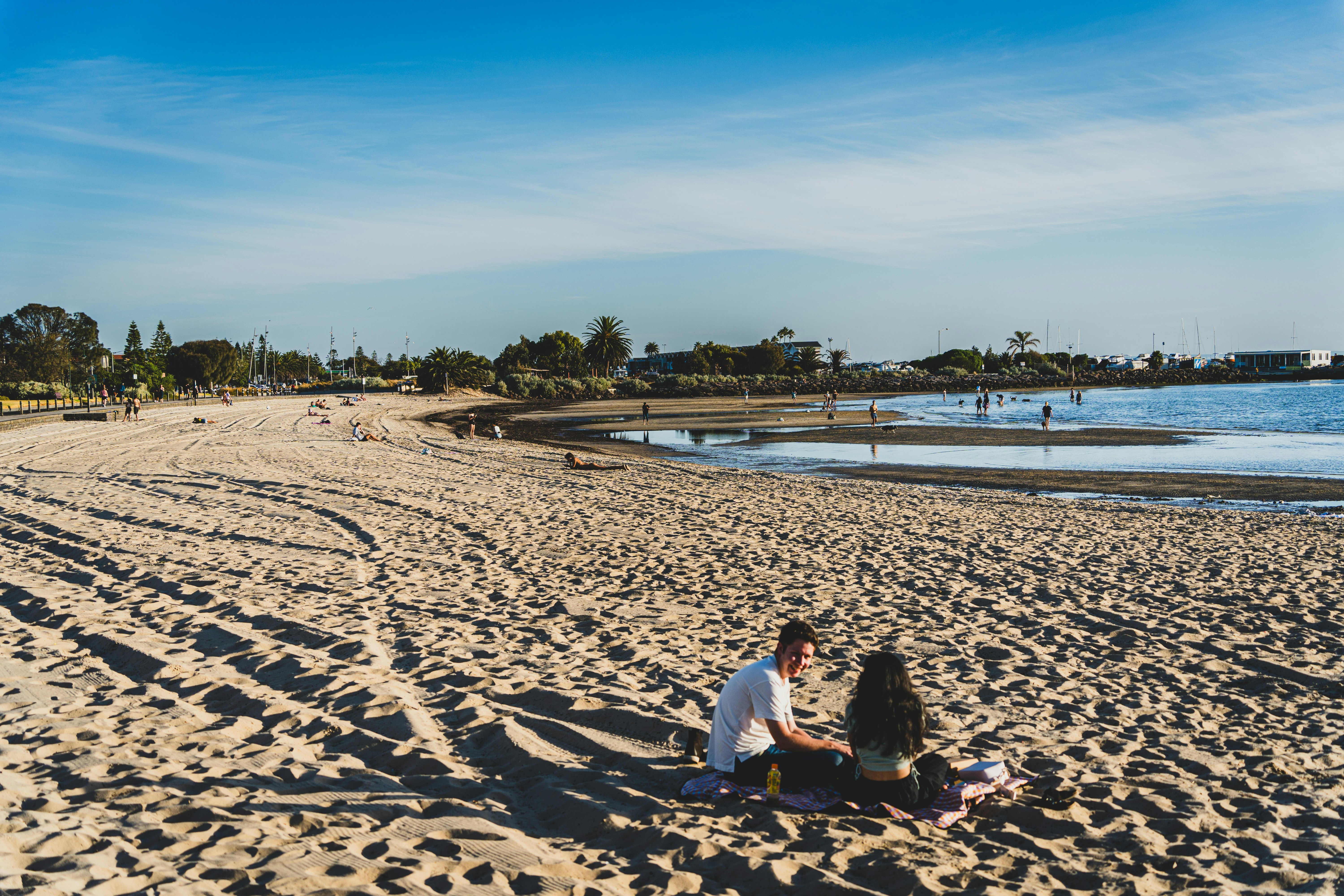 Quiet Afternoon by the Sea: A Sand-Covered Romance