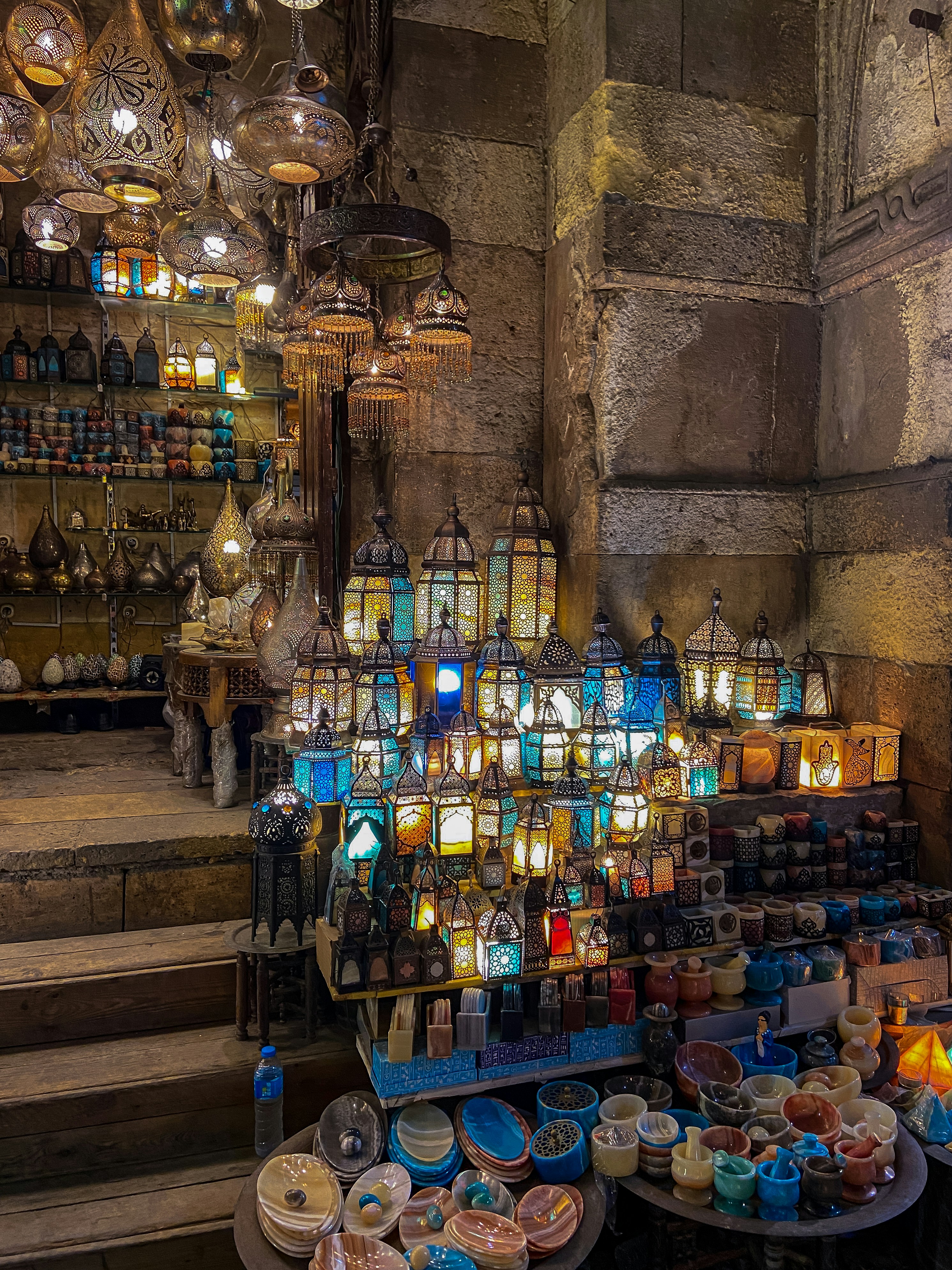 a room filled with lots of different types of lights