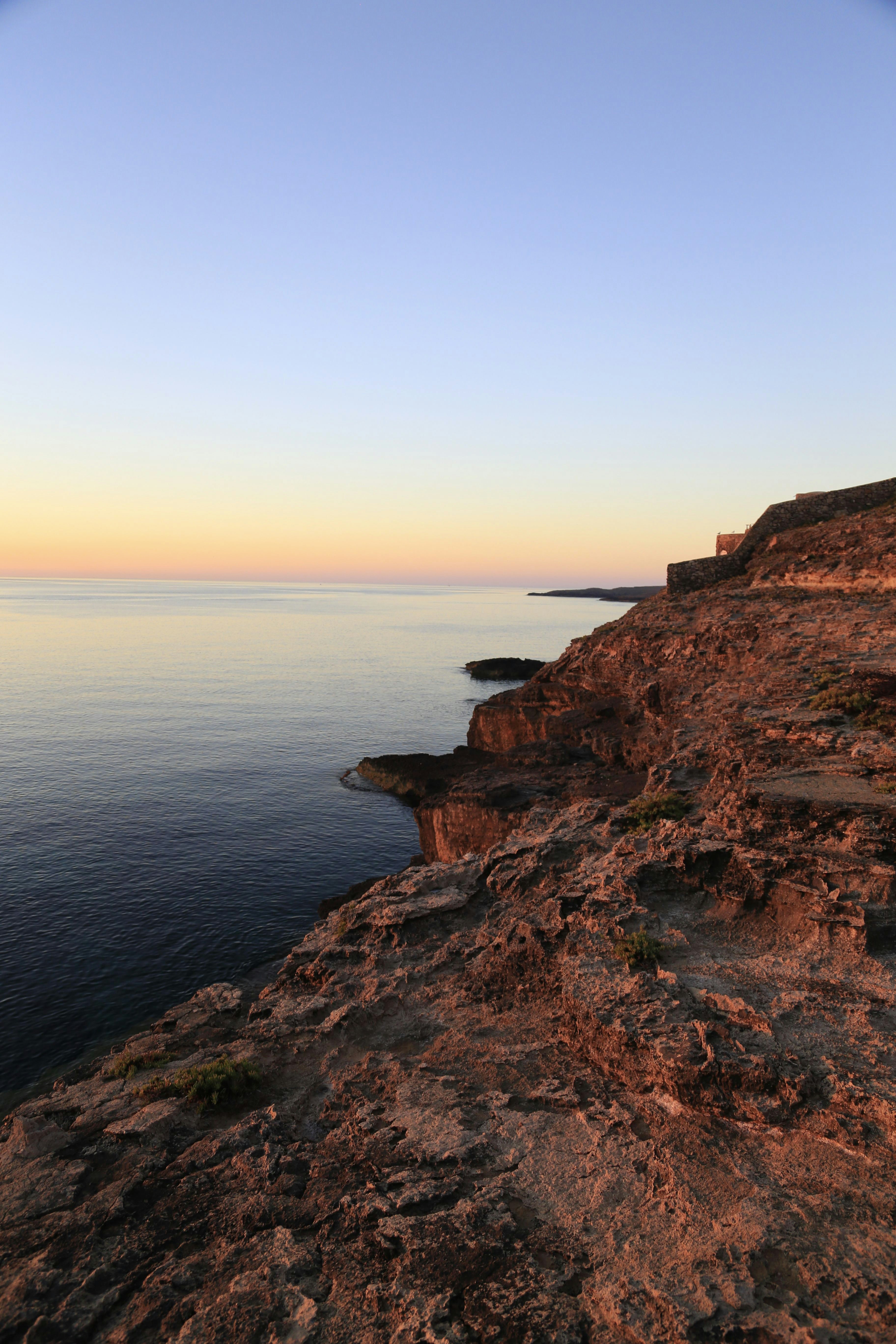 Sunset Over Red Cliff: Edge of the Atlantic
