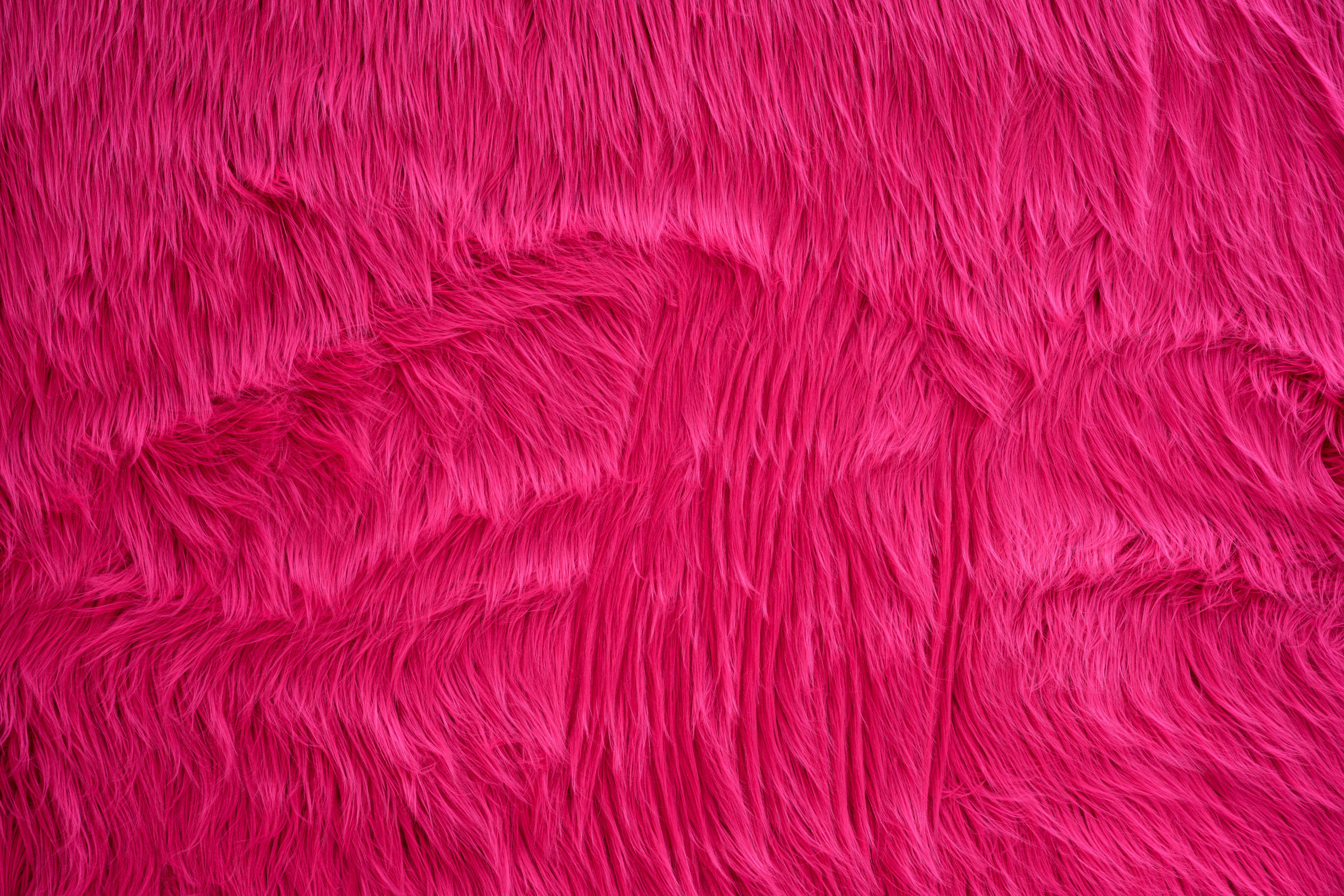 Pink fluff and irregular traces