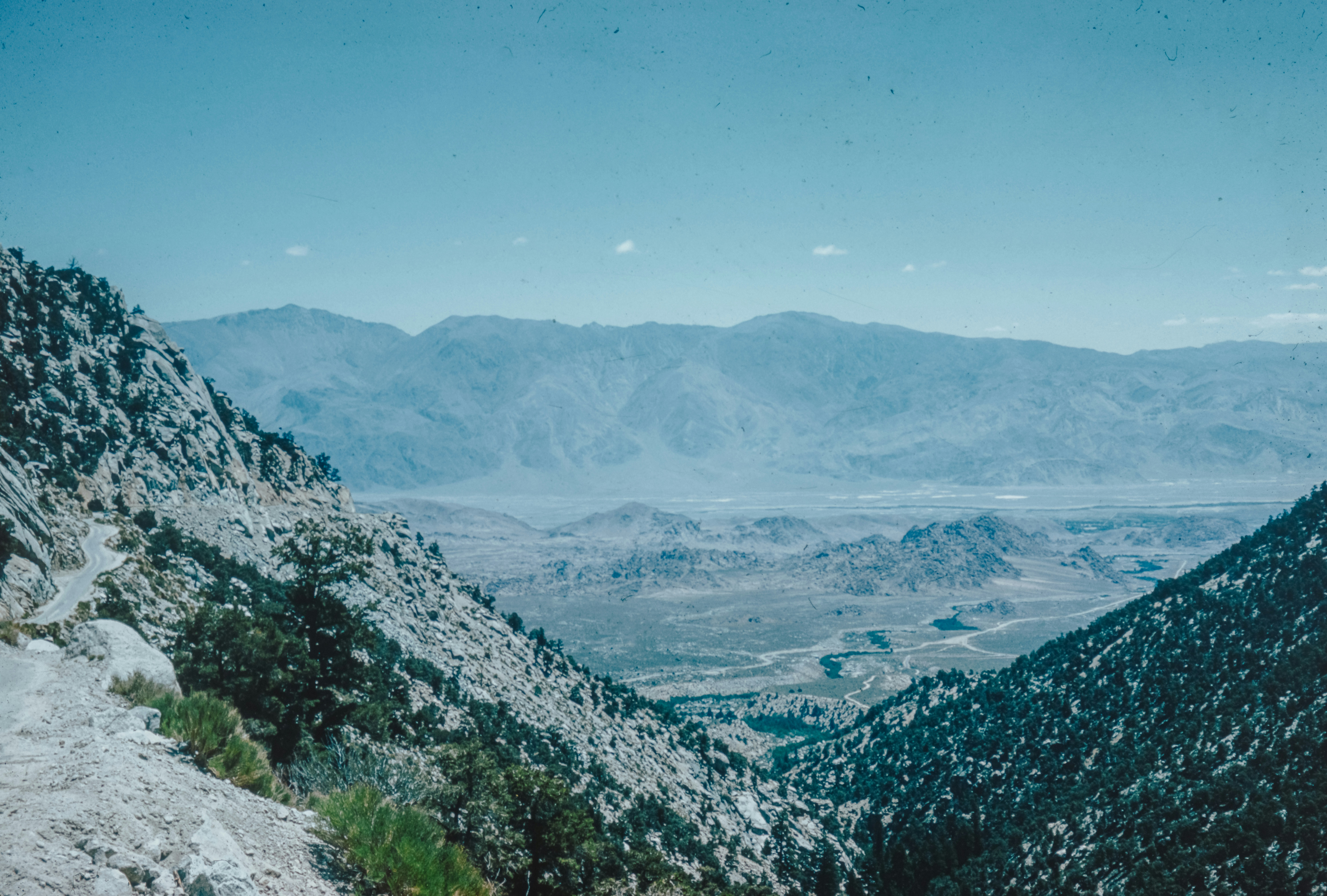 A view of a valley and mountains from a high point of view photo – Free ...