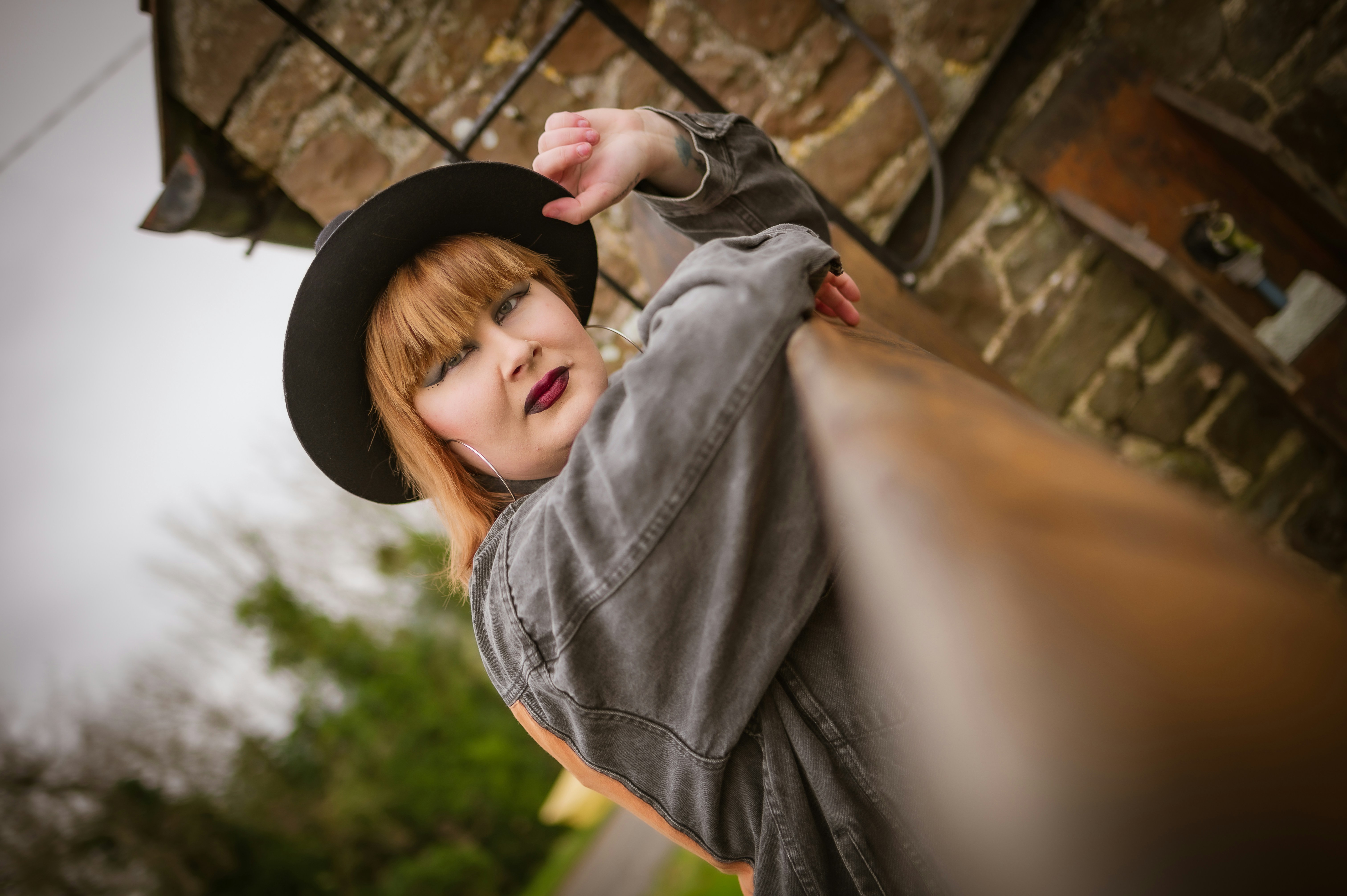 A young girl wearing a black cowboy hat photo – Free Oldbury-on-severn ...