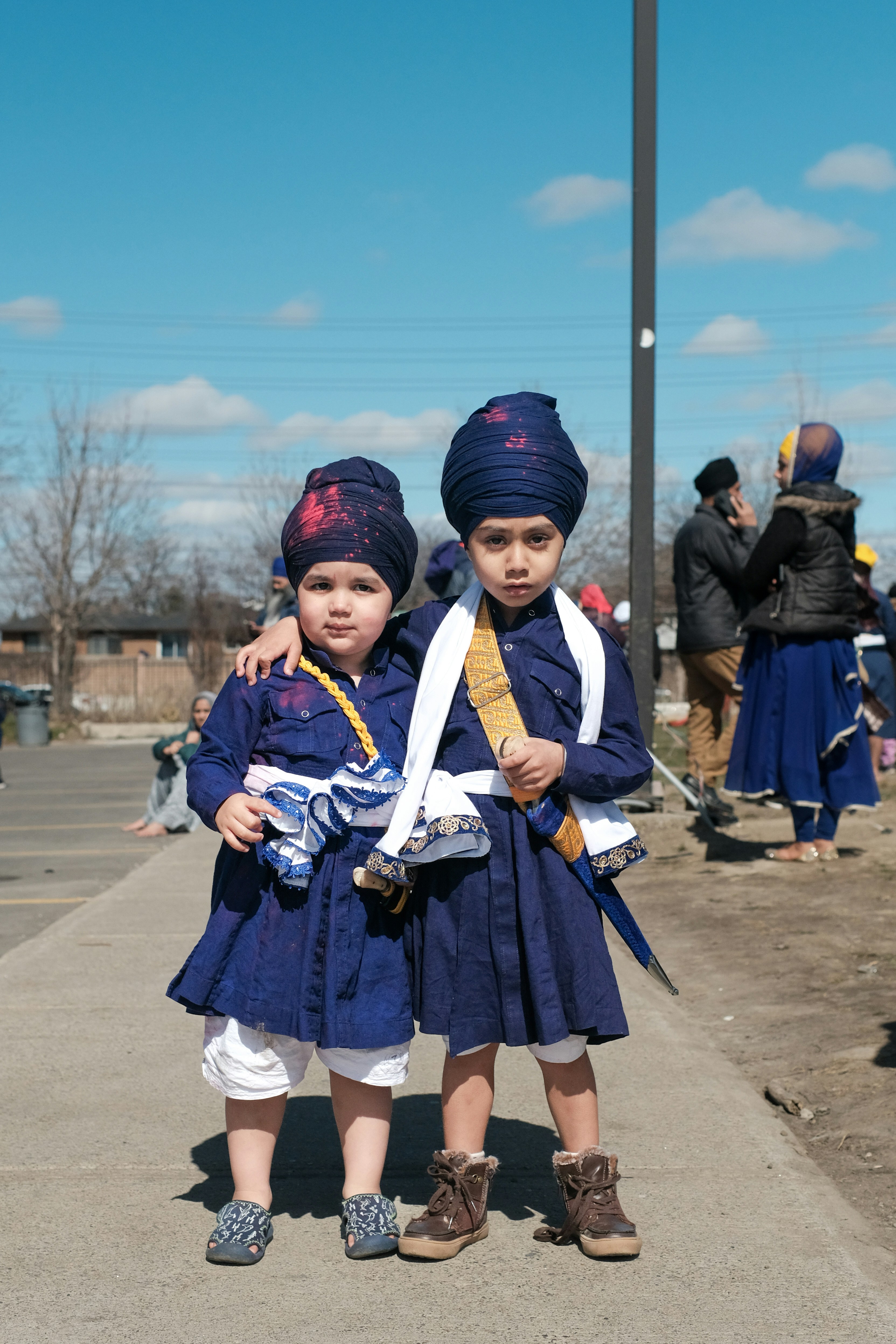 Two young girls dressed in traditional indian garb photo – Free ...