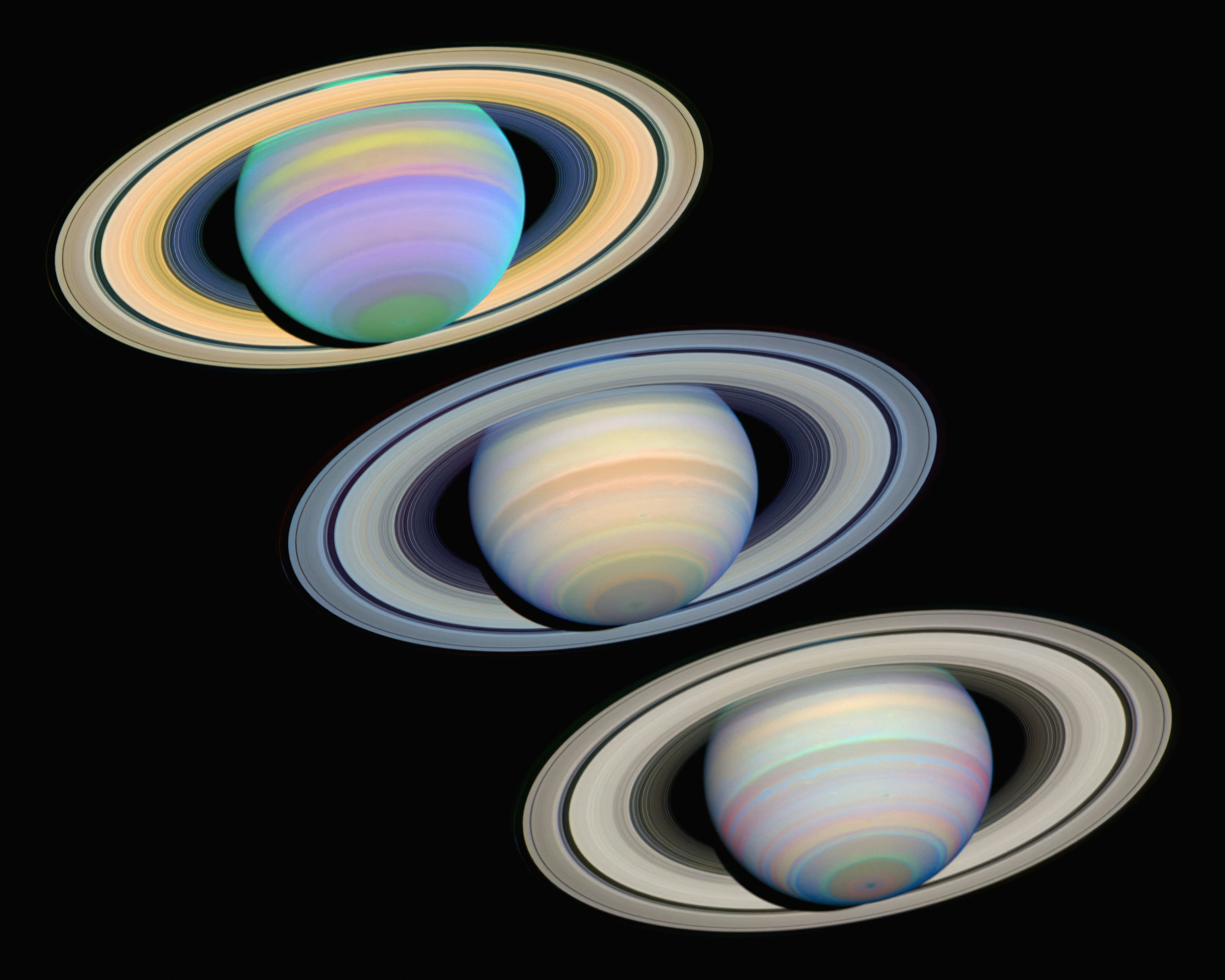 Saturn's rings are shown in this artist's rendering photo – Free Outer ...