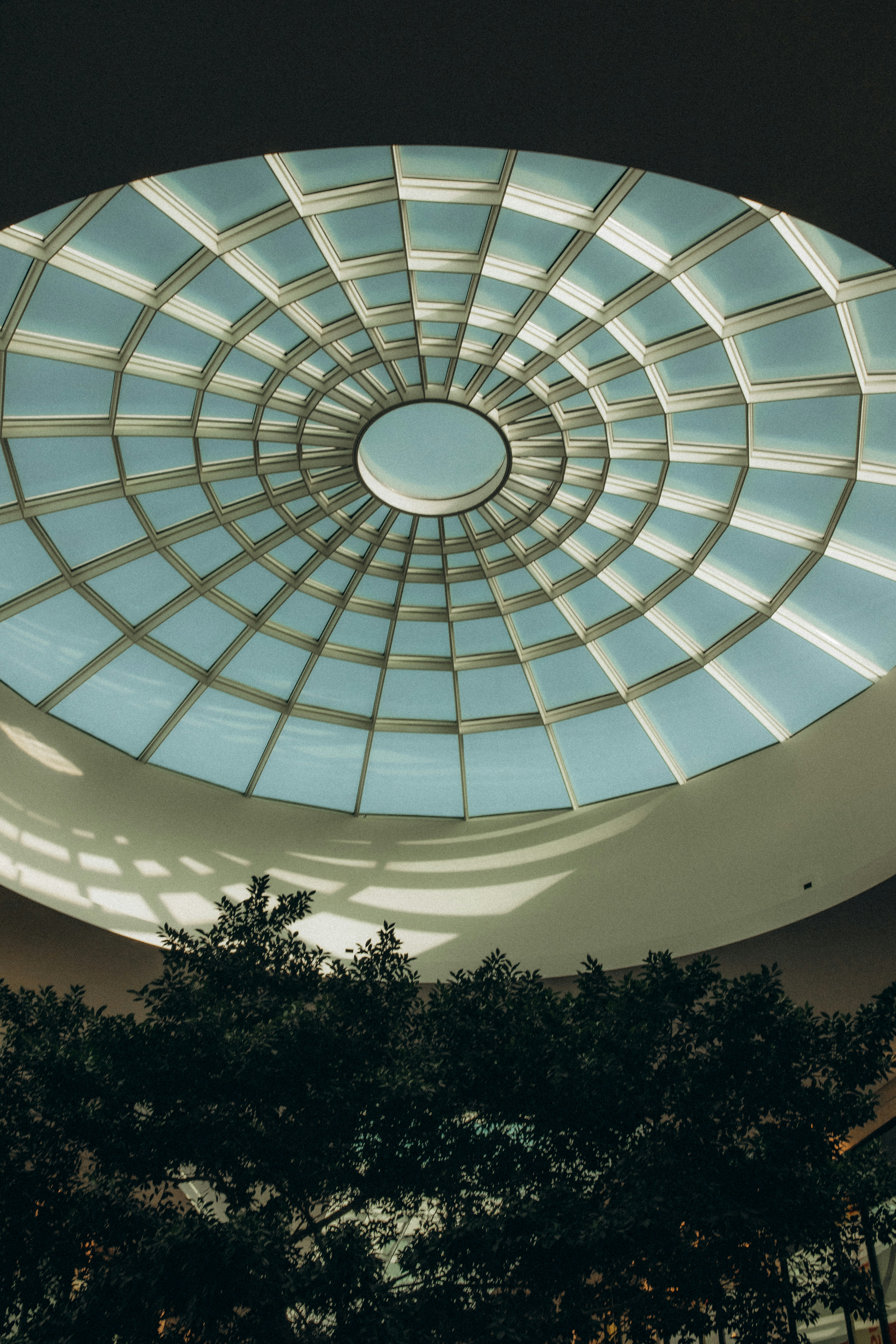A circular glass ceiling in a building photo – Free Germany Image on ...