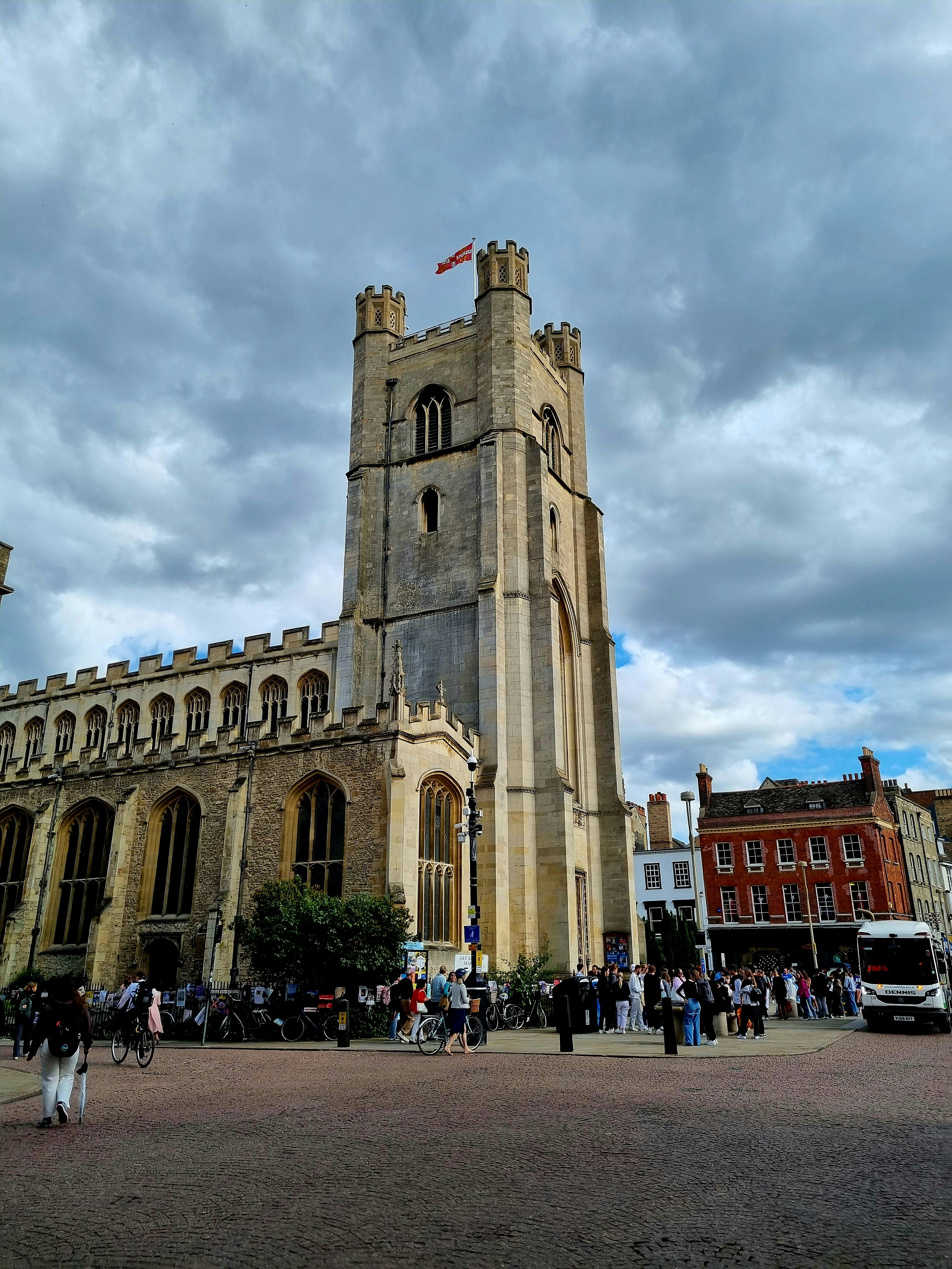 A building looks like castle