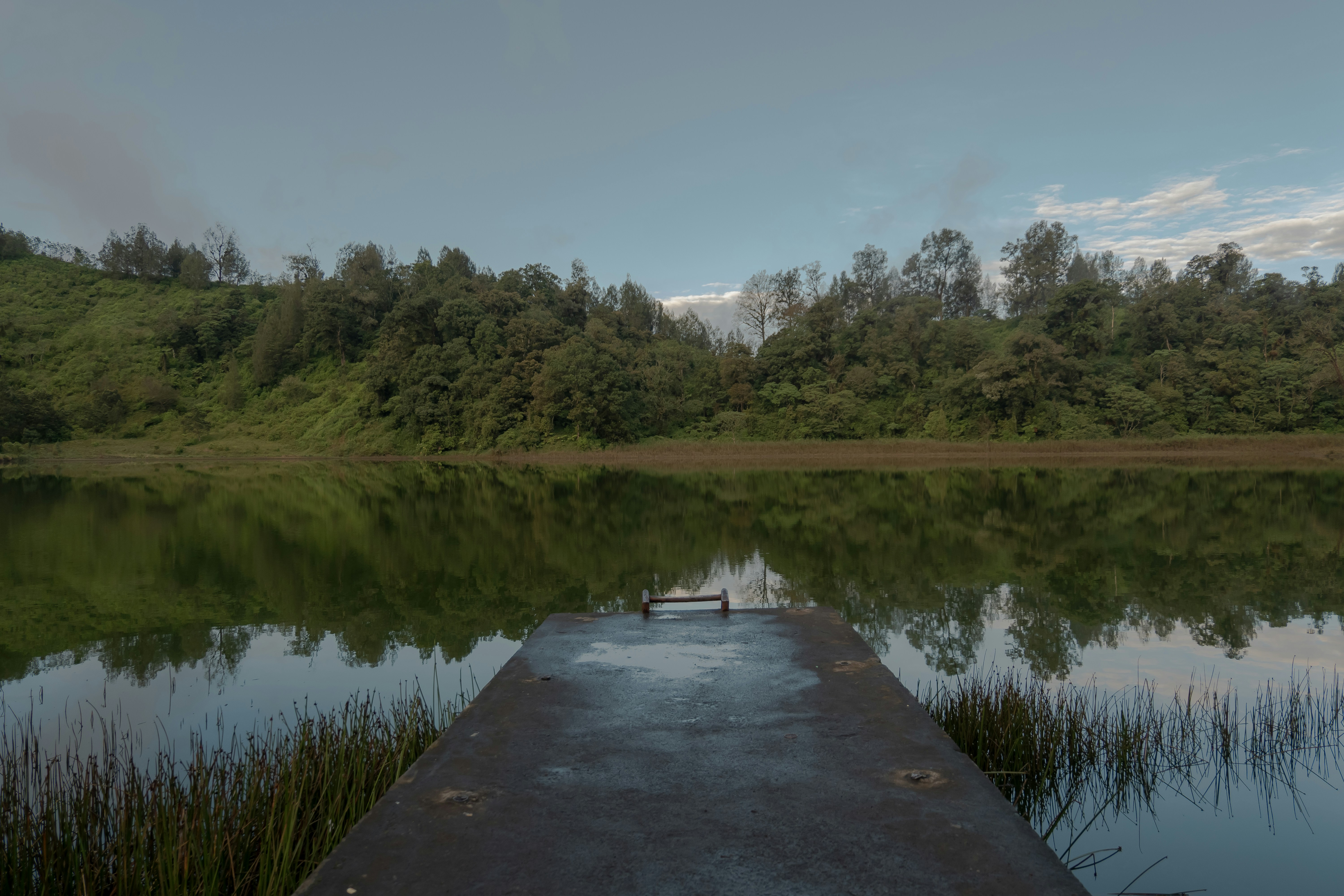 Serenity Reflected: A Tranquil Lakeside View