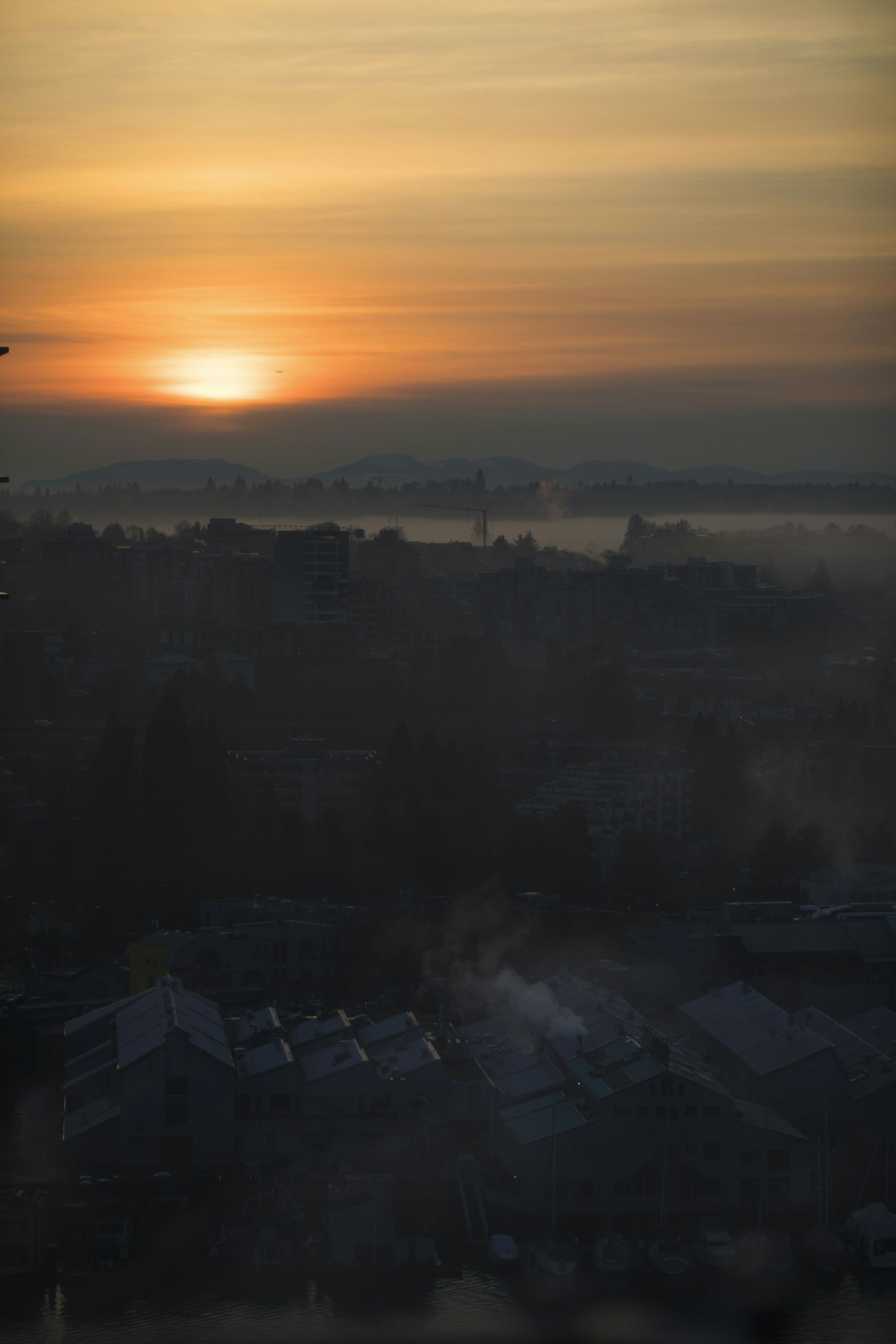 Whispers of Dawn Over the Cityscape