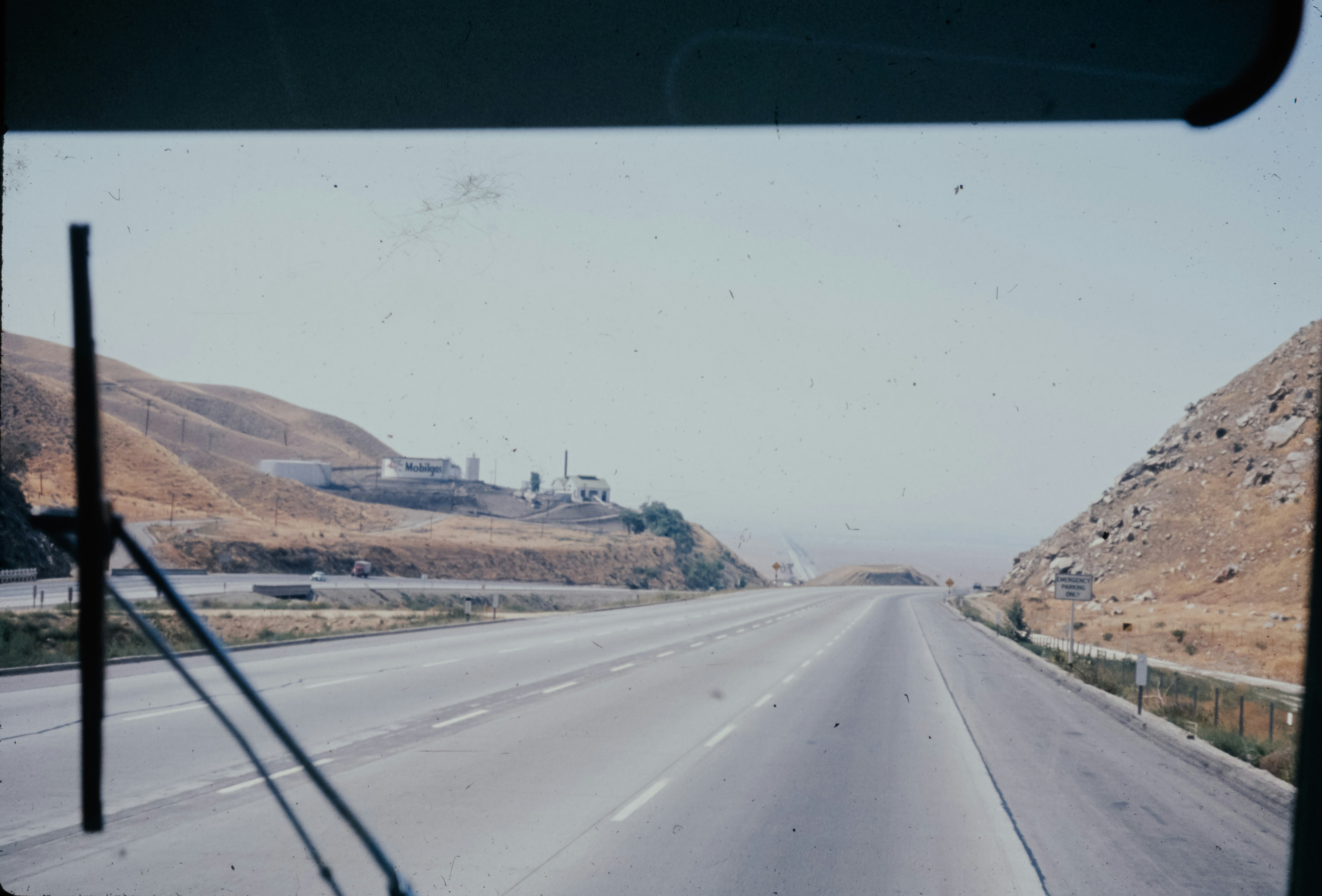 A view of a highway from inside a vehicle photo – Free Vintage Image on ...