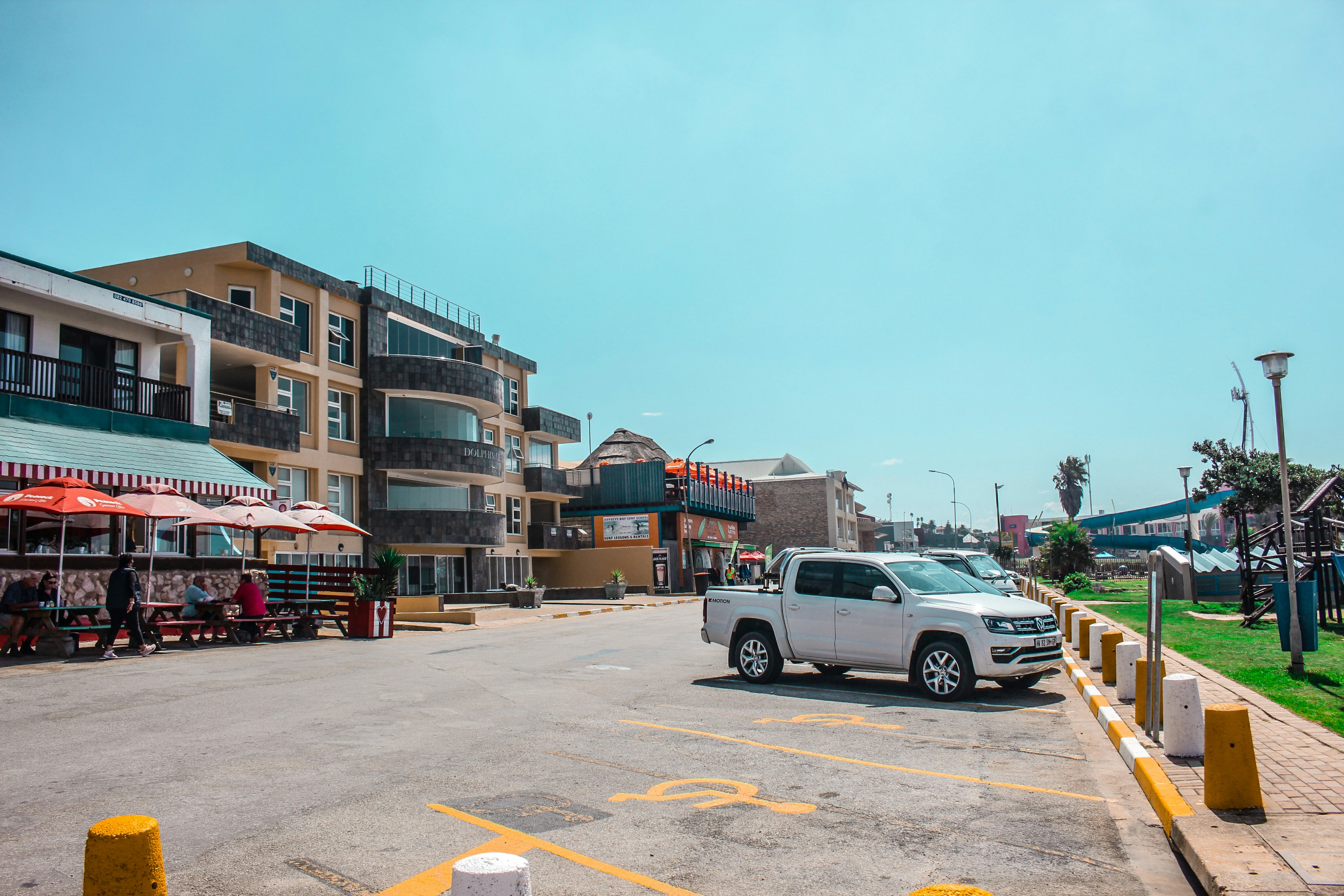 Sunlit Seaside Boulevard