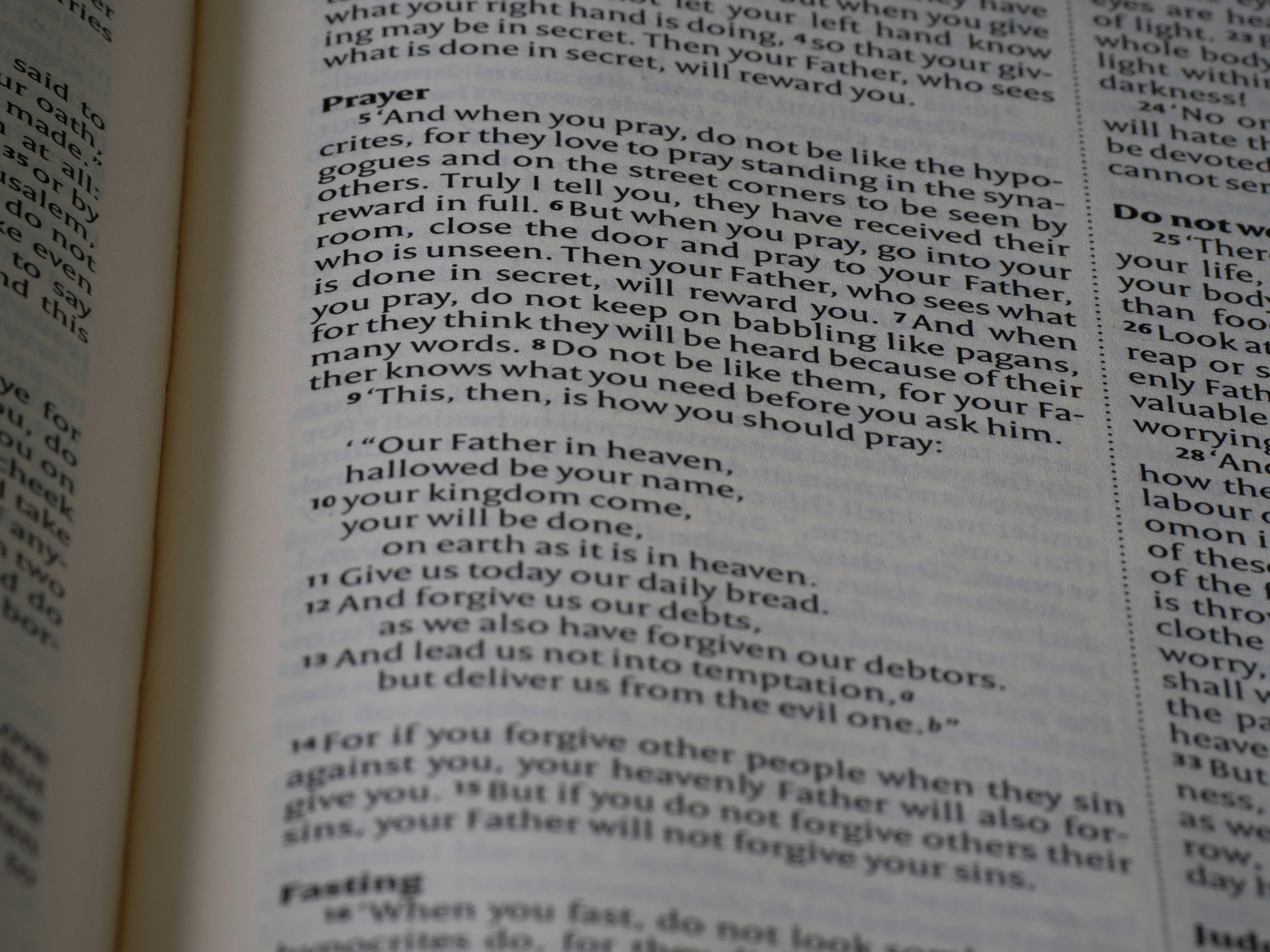 A close up of an open book with words on it photo – Free Book Image on ...