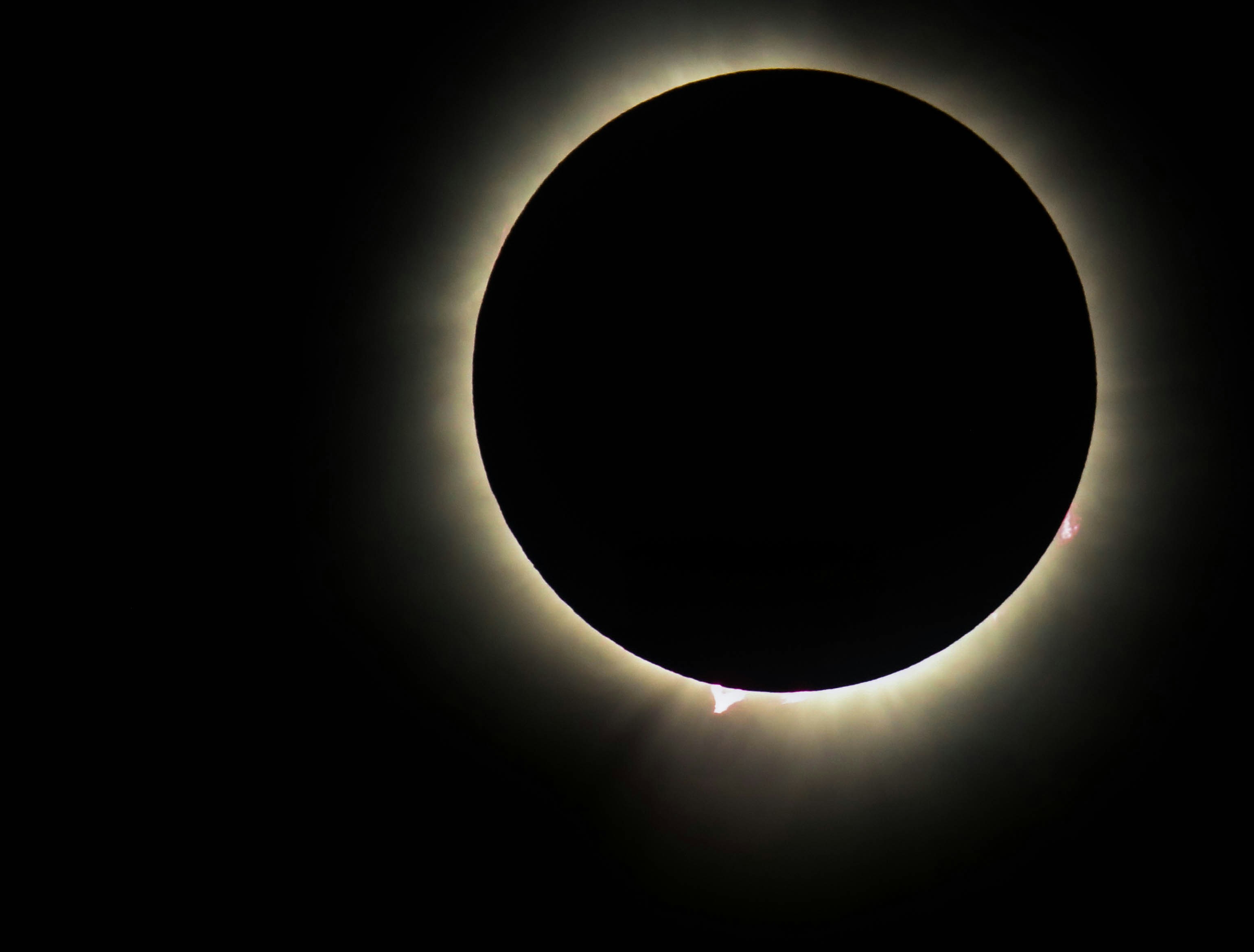 A solar eclipse is seen in the dark sky photo – Free Solar eclipse ...