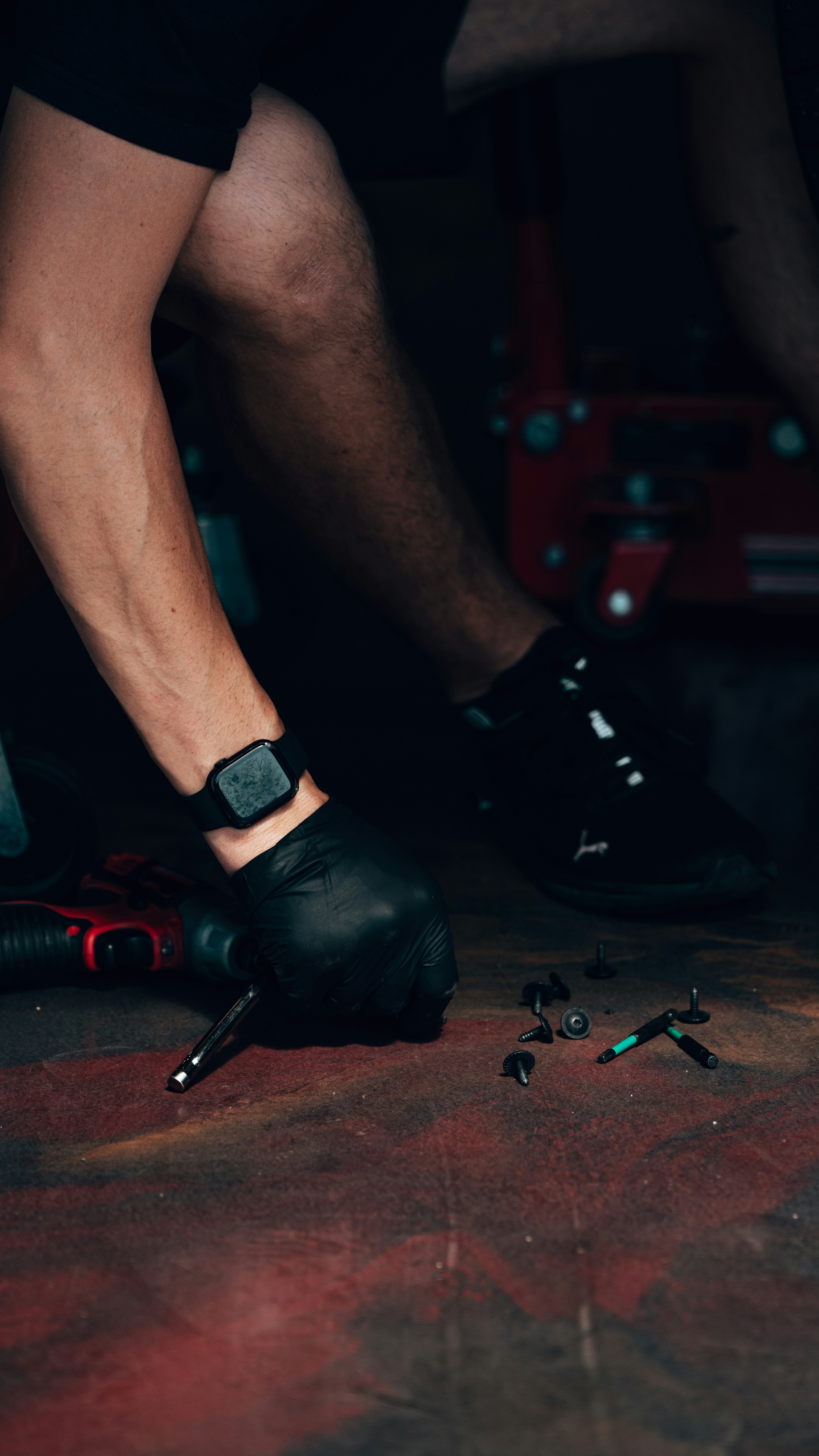 Gloved Precision Amid Tiny Fasteners