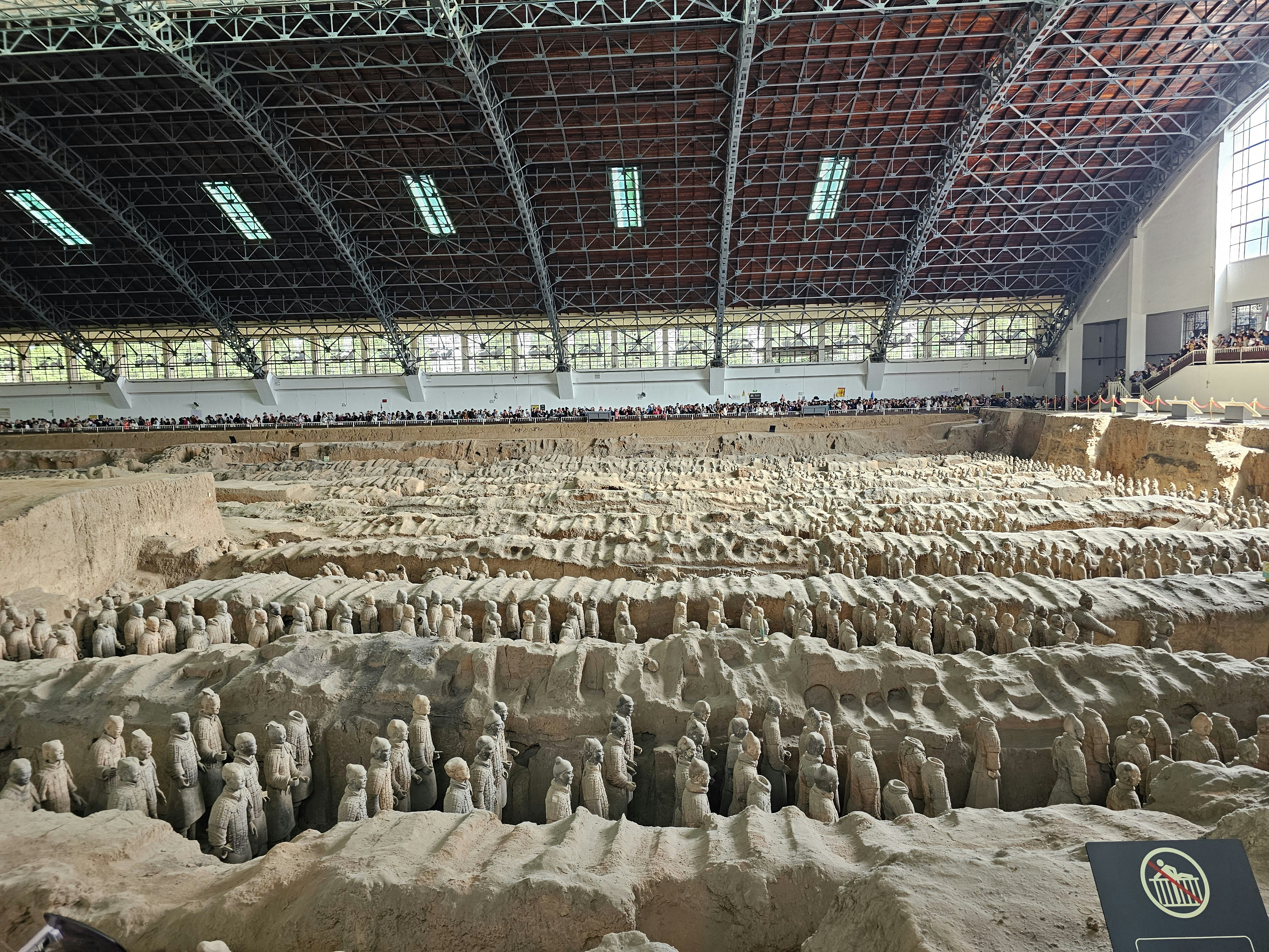 A large group of statues in a building photo – Free Terra cotta ...