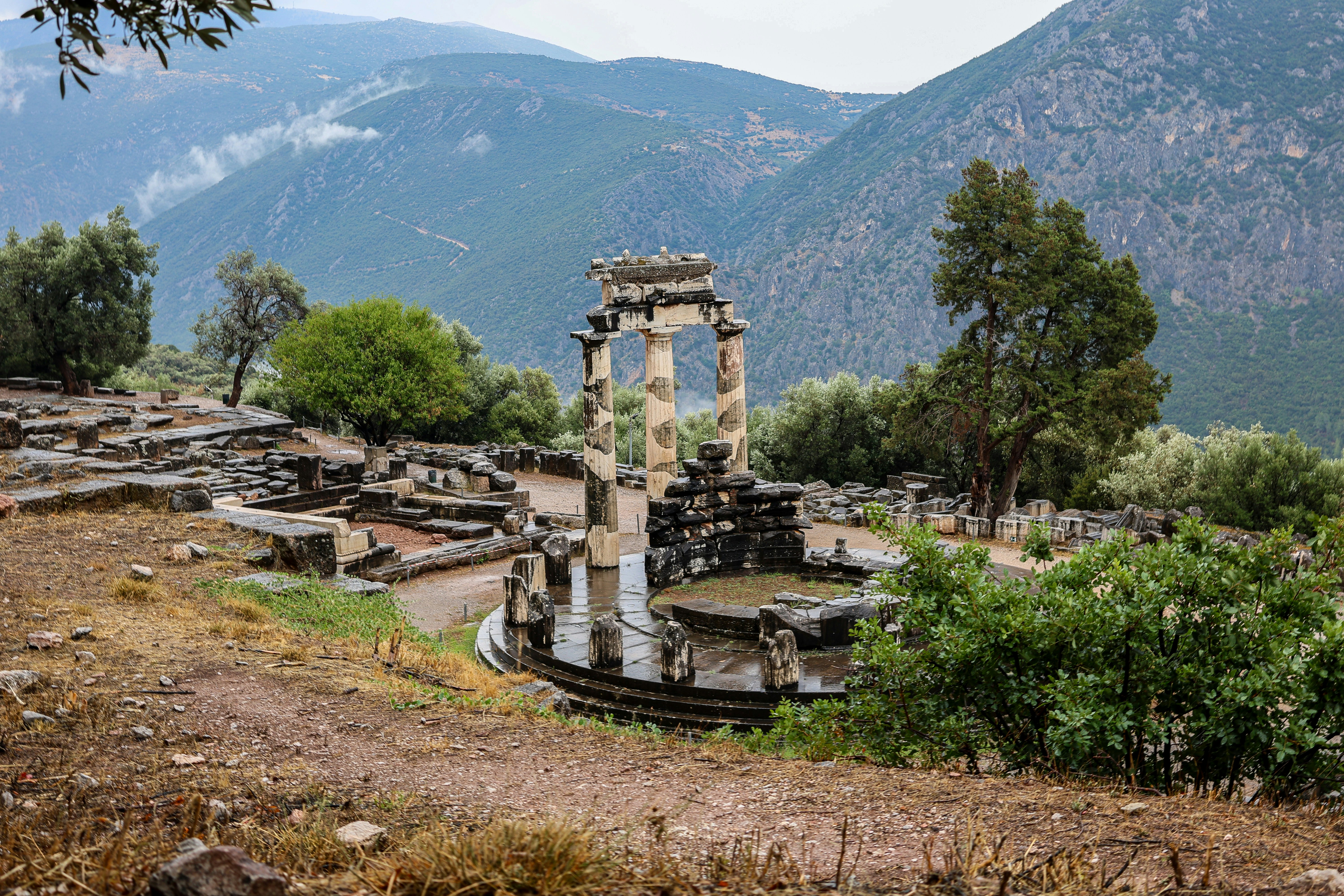 The ruins of the ancient city of delphinia photo – Free Delphi Image on ...