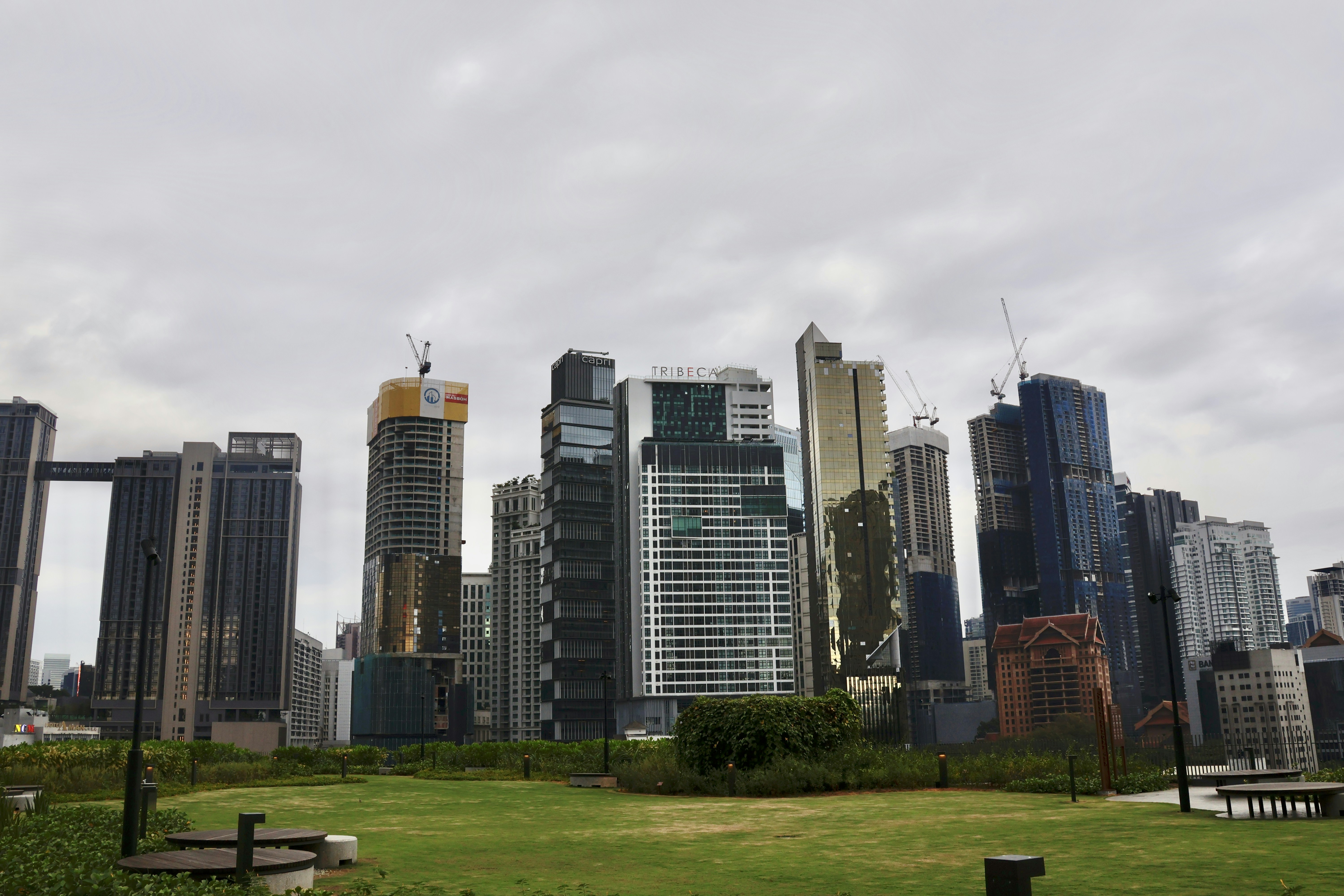 Urban Symphony: A Dance of Glass and Steel