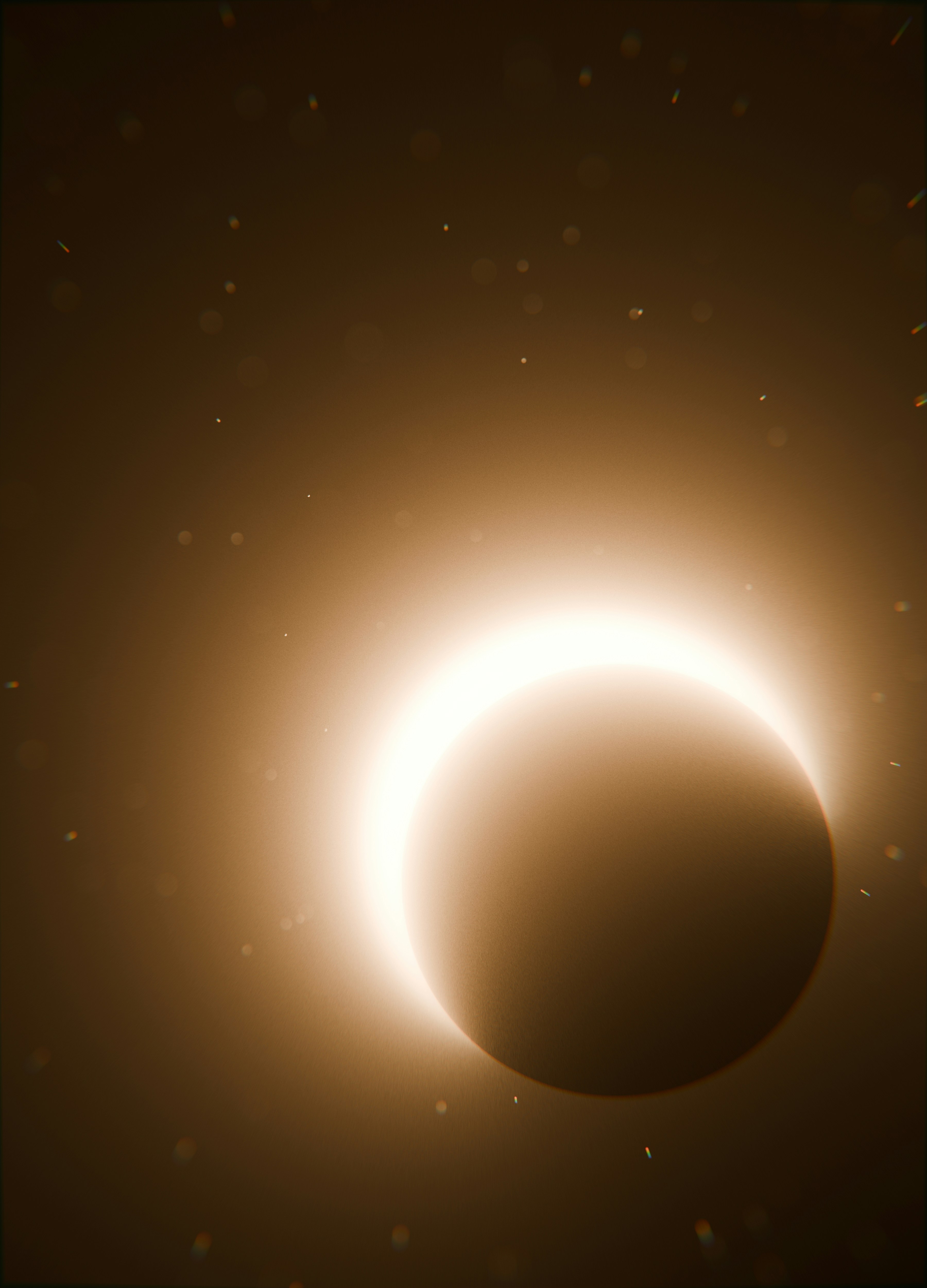 A solar eclipse is seen in the dark sky photo – Free Digital image ...