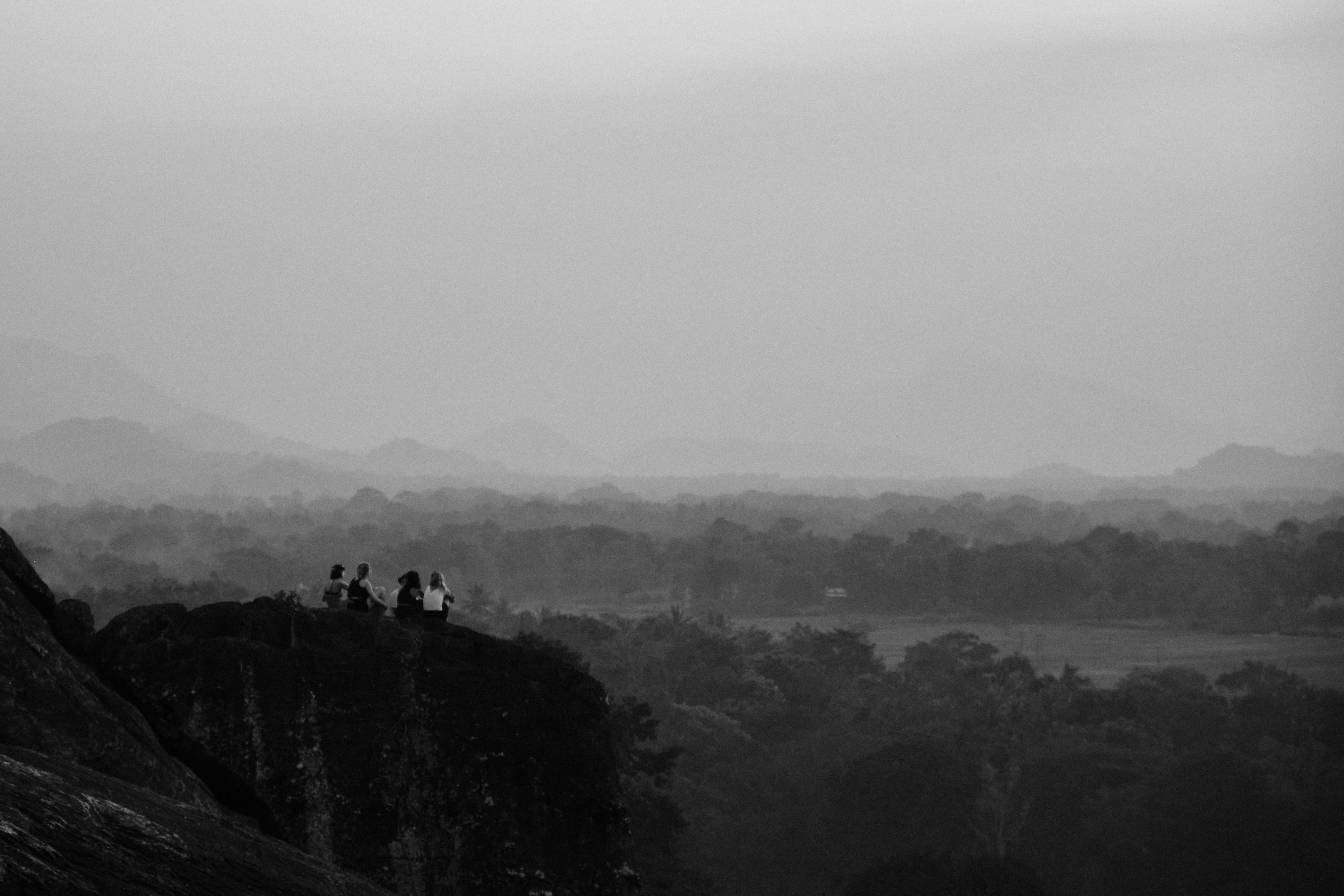 View from sunset point in Sigiriya, Sri Lanka. February 2024.