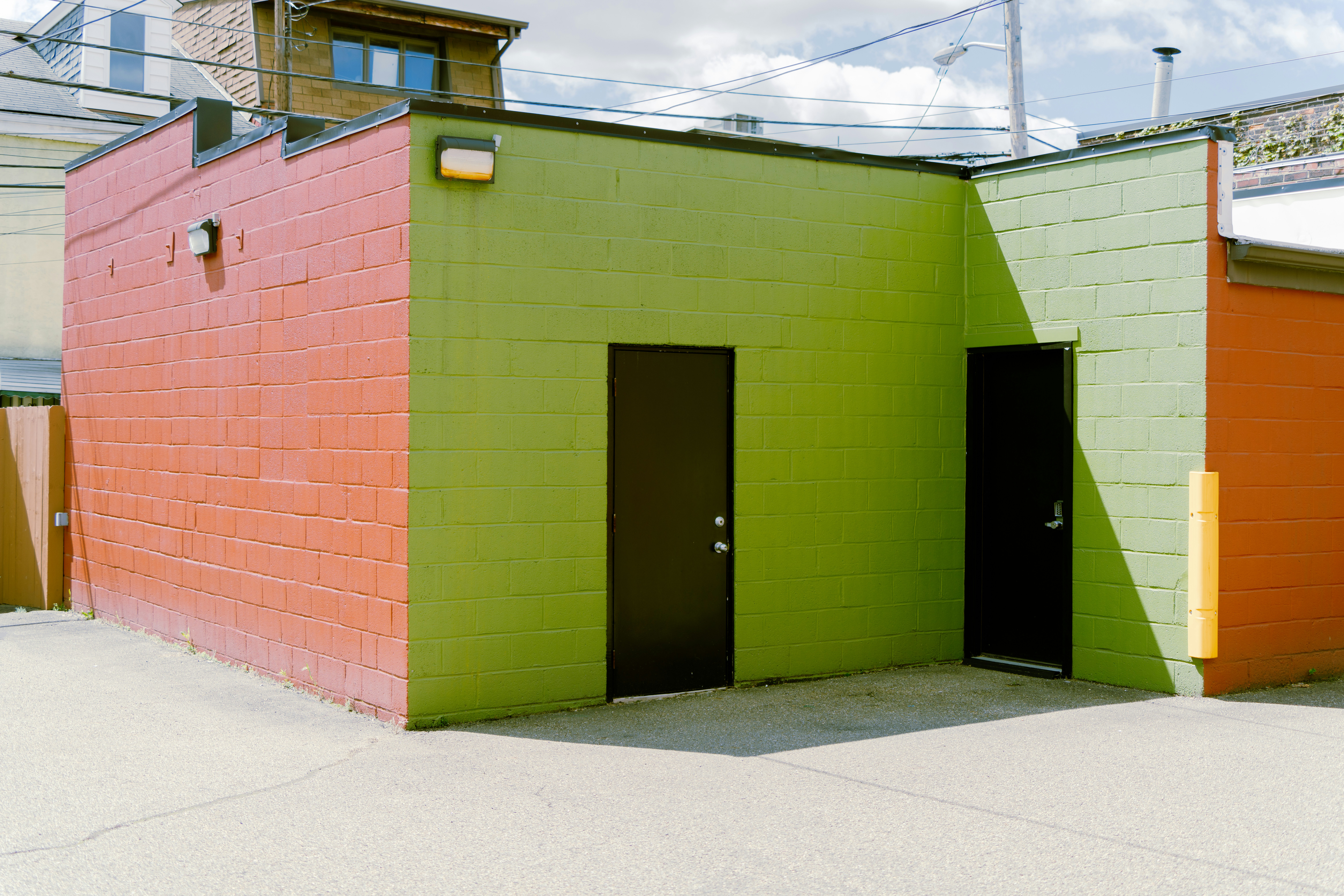 Color Blocks in Utility Corner