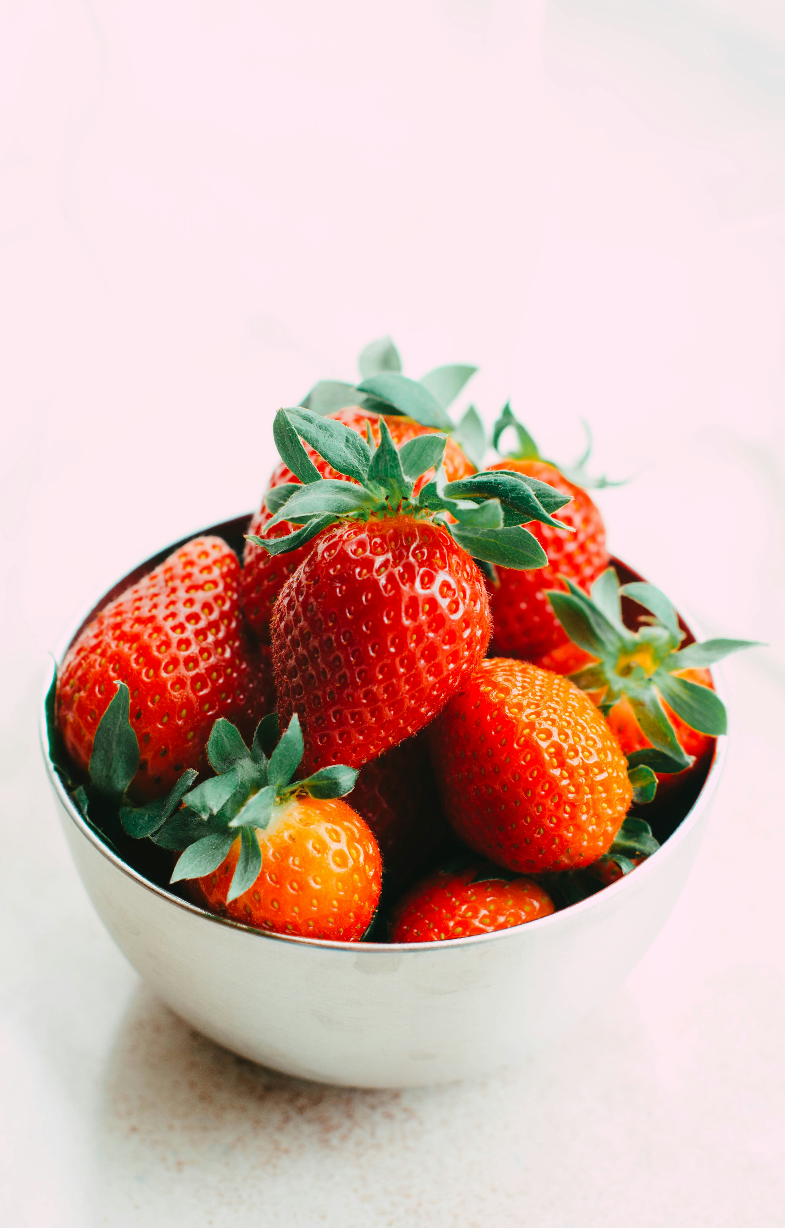 Red Harvest: A Bowl of Sunlit Strawberries