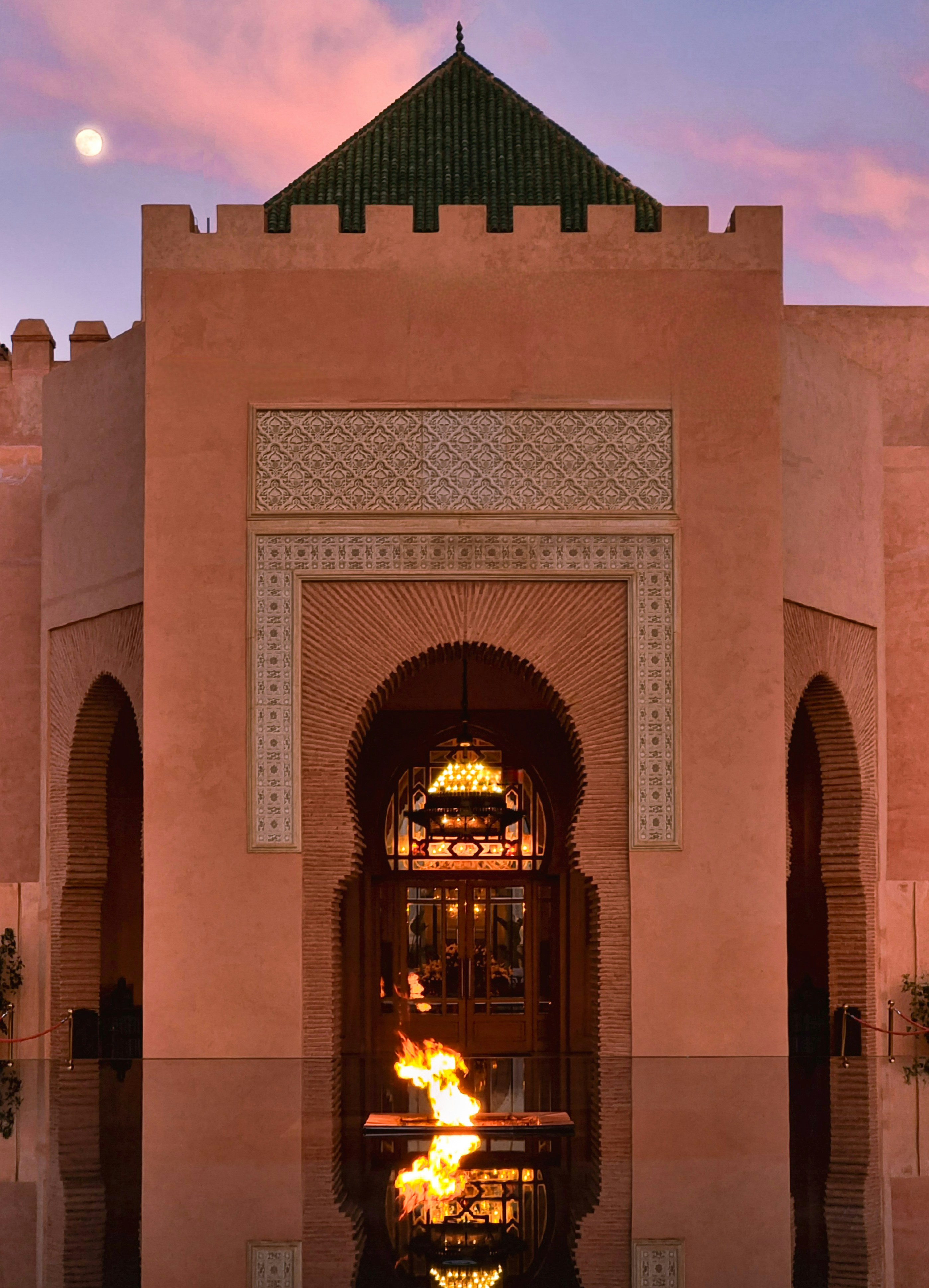 Gateway of Firelight: An Evening at the Ornate Arch