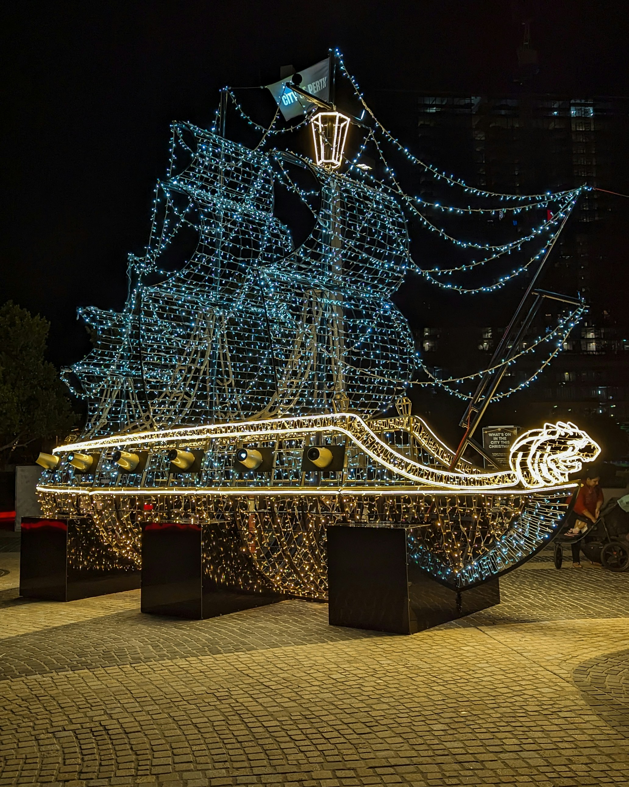 Glowing Galleon of Night: A March of Lights