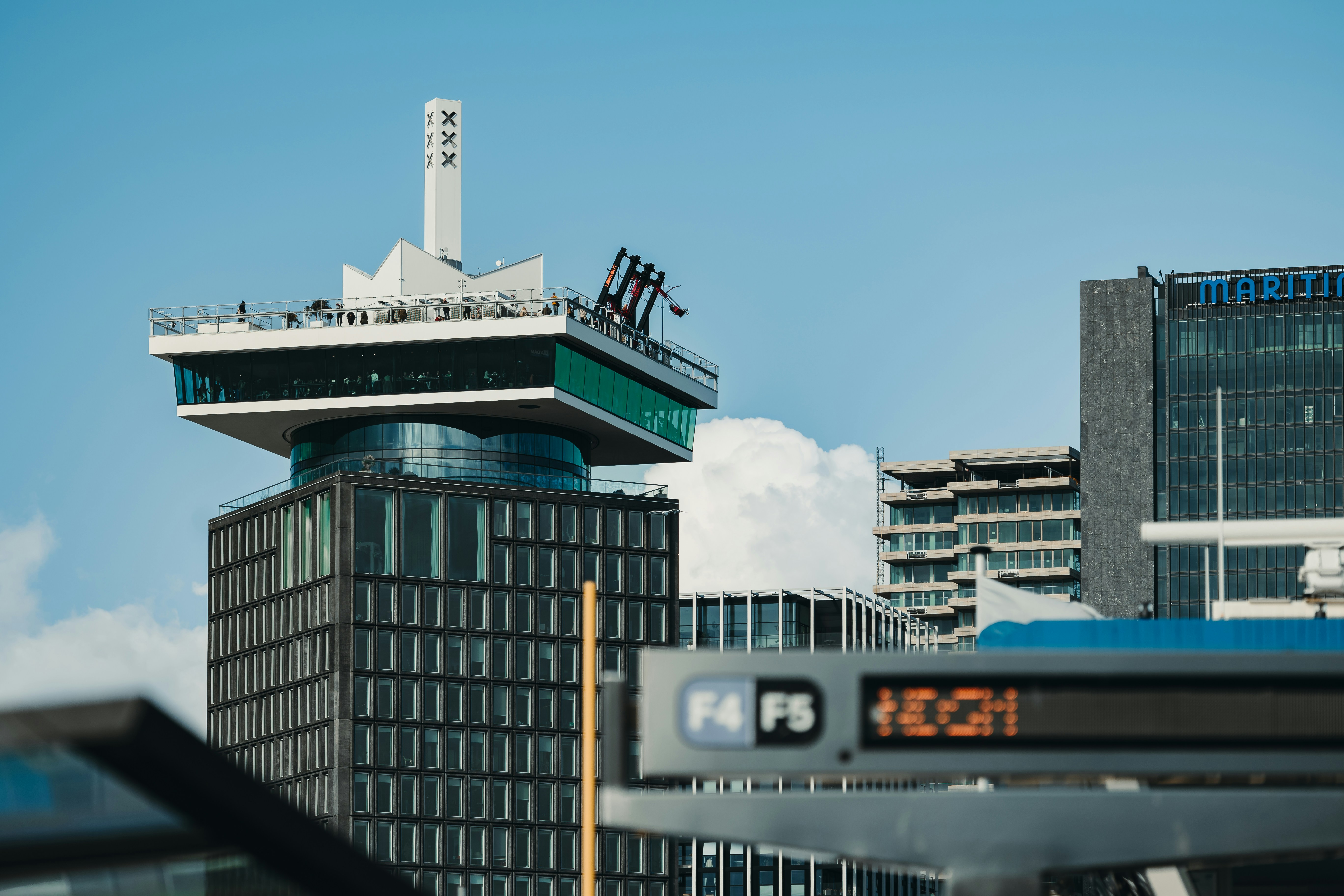 Crown on the Skyline: The Control-Tower Anchoring a Modern Cityscape