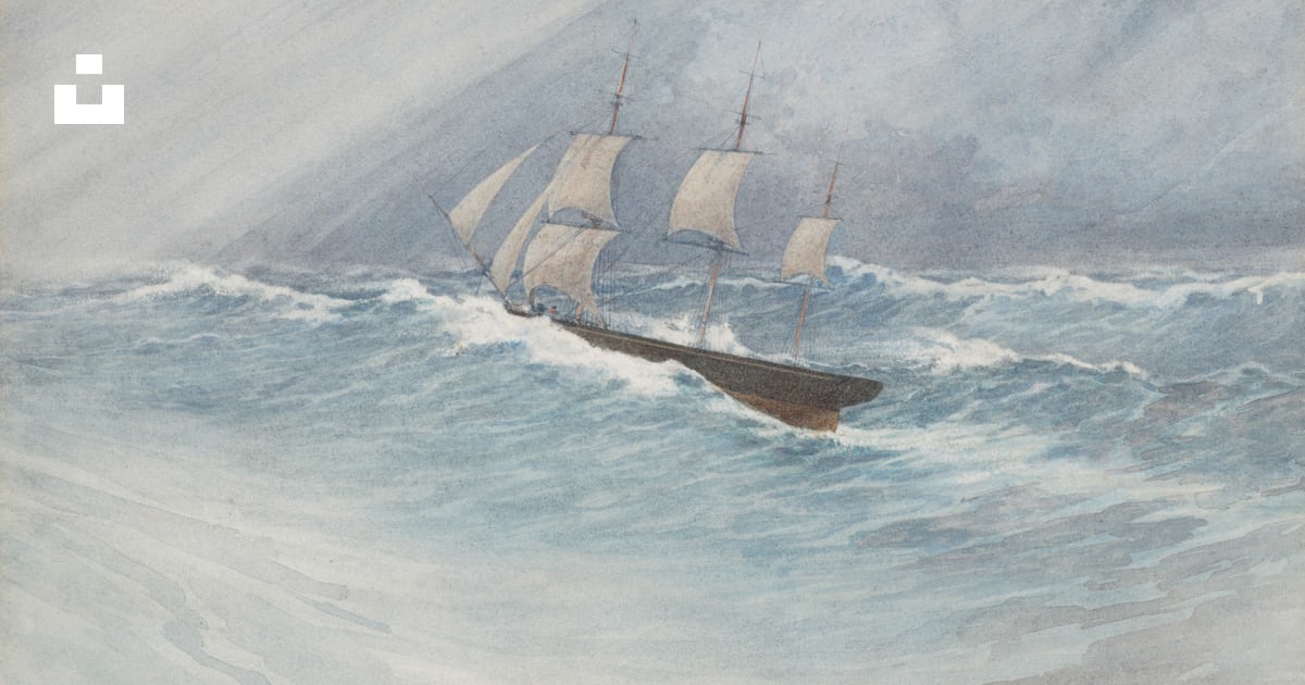 거친 바다에 떠 있는 배의 그림 사진 Unsplash의 무료 회색 이미지