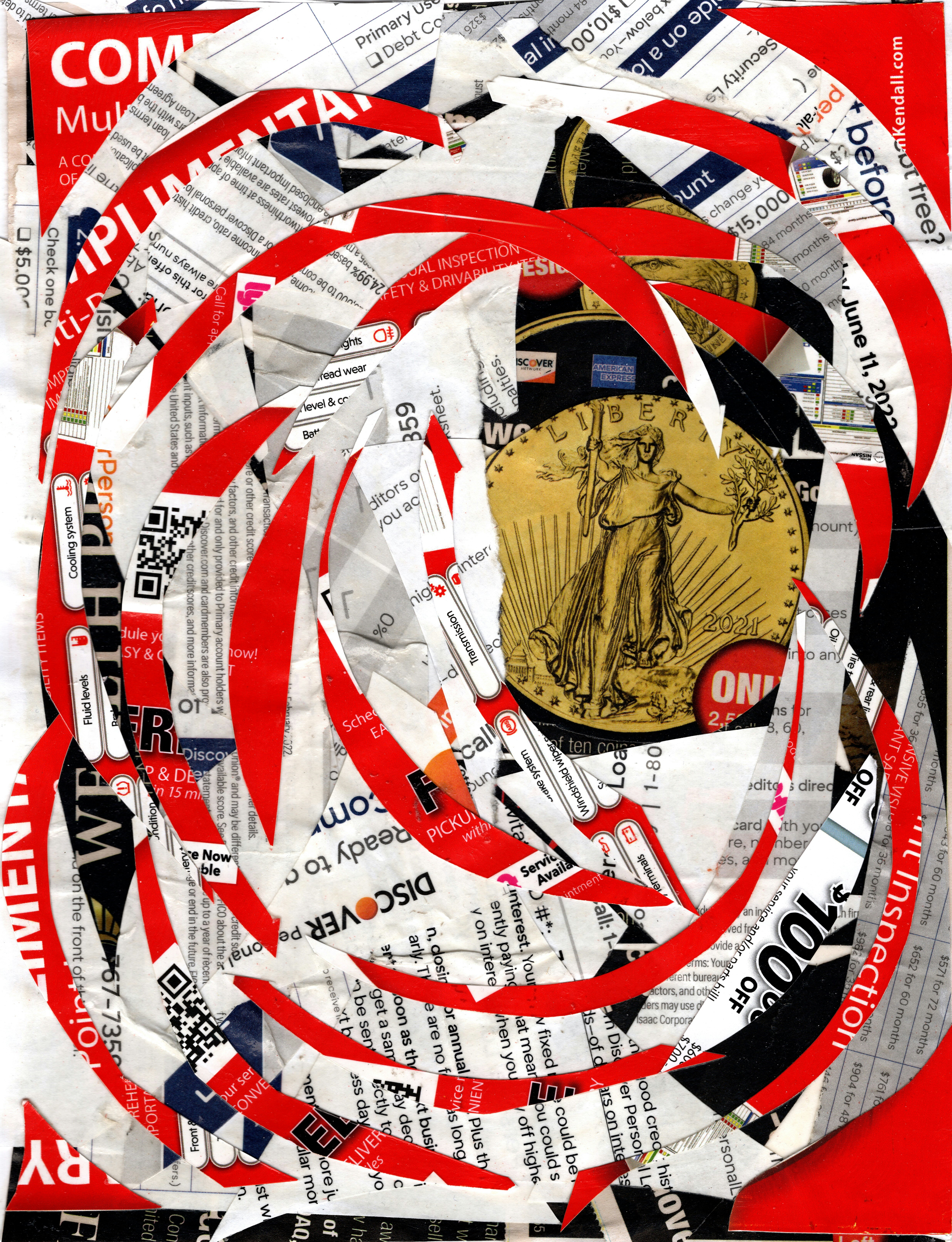 A collage of newspaper with a gold medal photo – Free Miami Image on ...