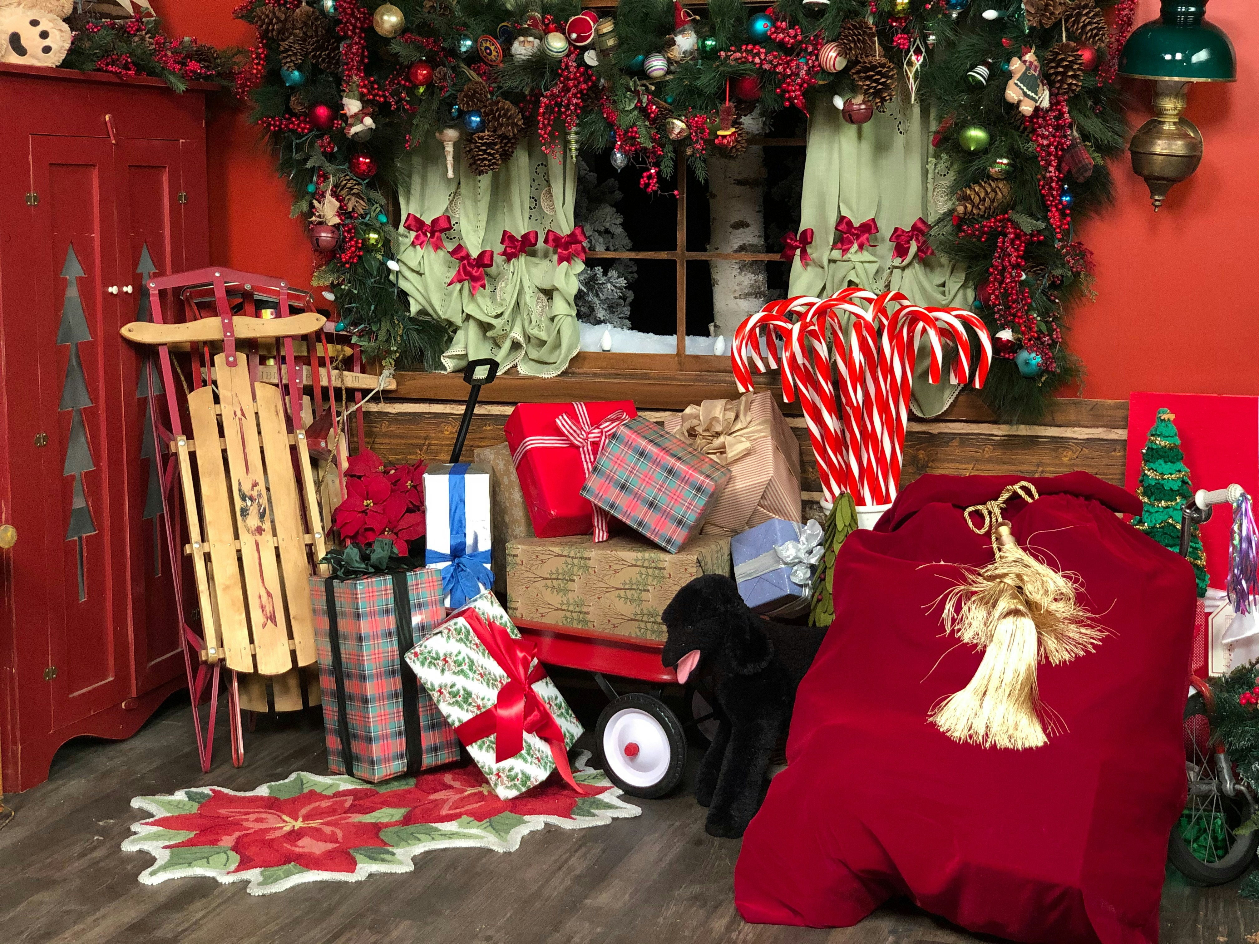 A room filled with lots of presents under a christmas tree photo – Free ...