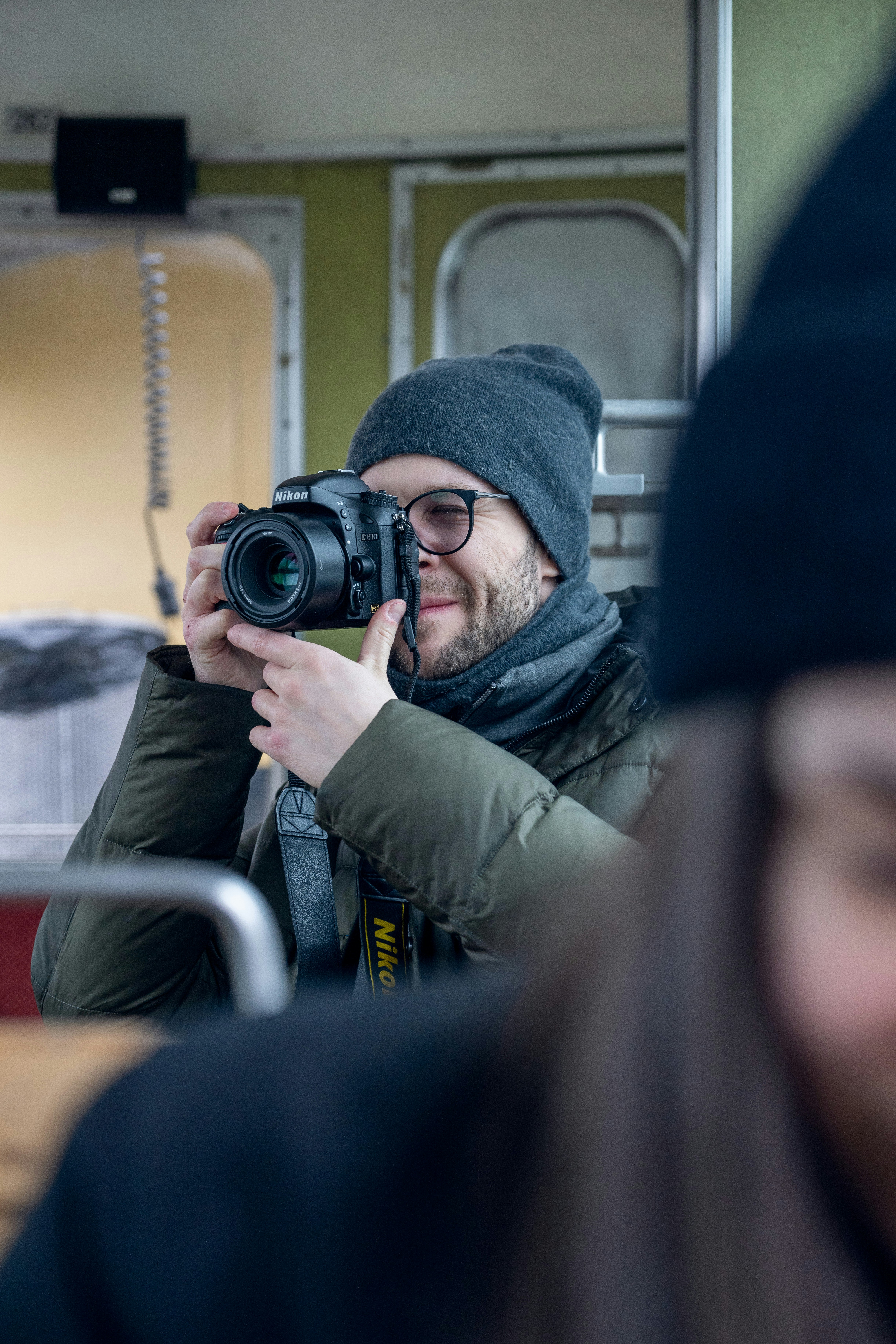 a man taking a picture of himself in a mirror